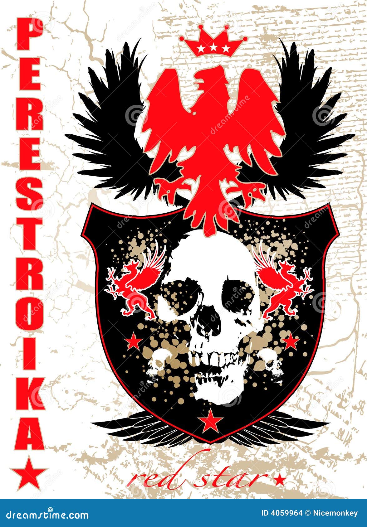 Perestroika ilustración del vector. Ilustración de estrella - 4059964