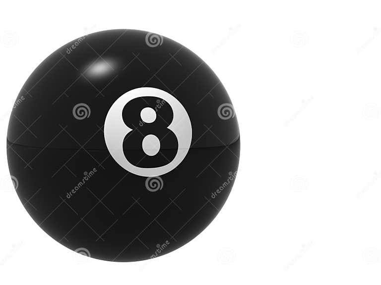 The Perfect 8 Ball stock image. Image of billiards, luck - 37015