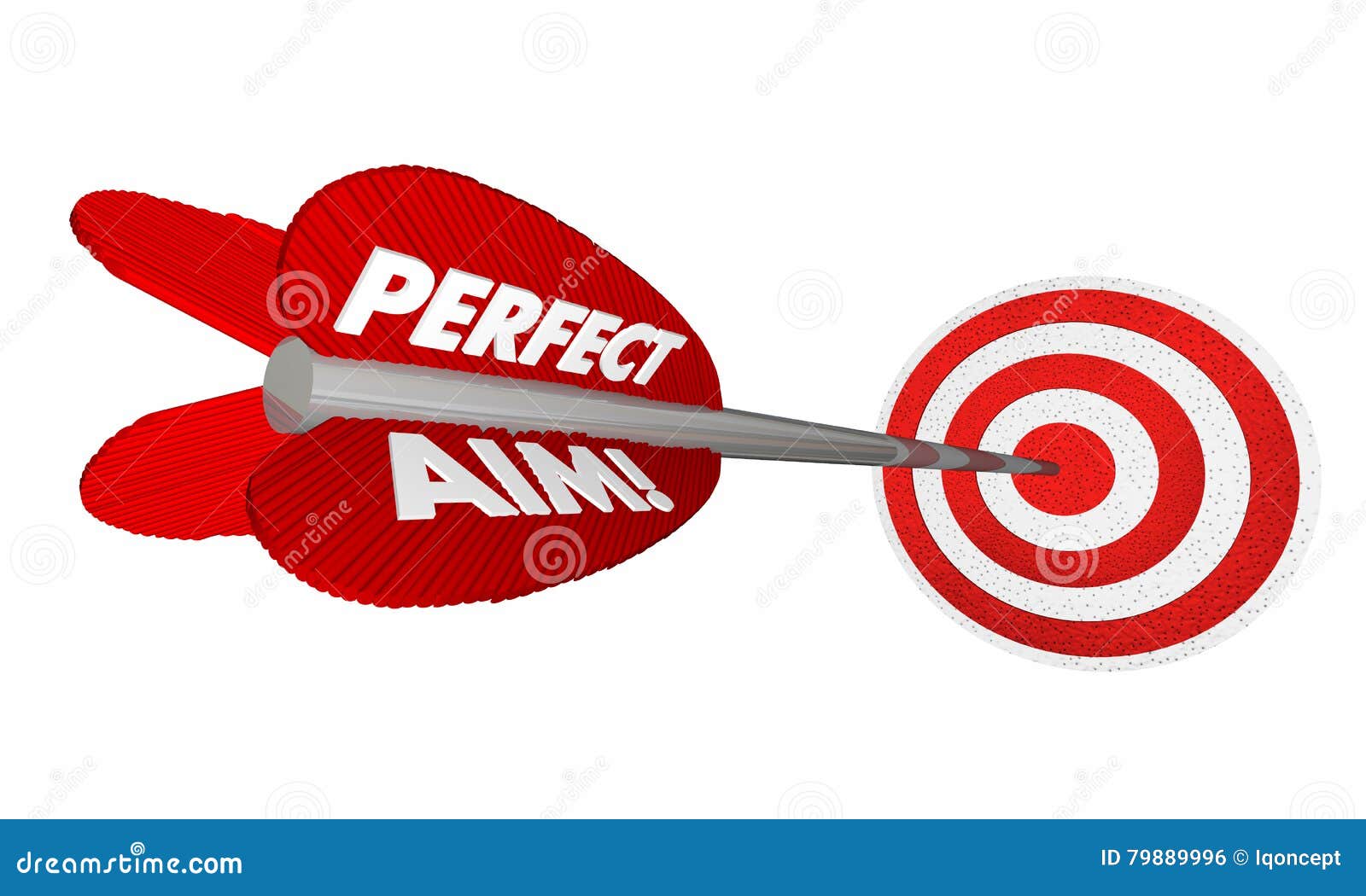 Perfect Aim Target Arrow Bulls Eye Success Stock Illustration ...