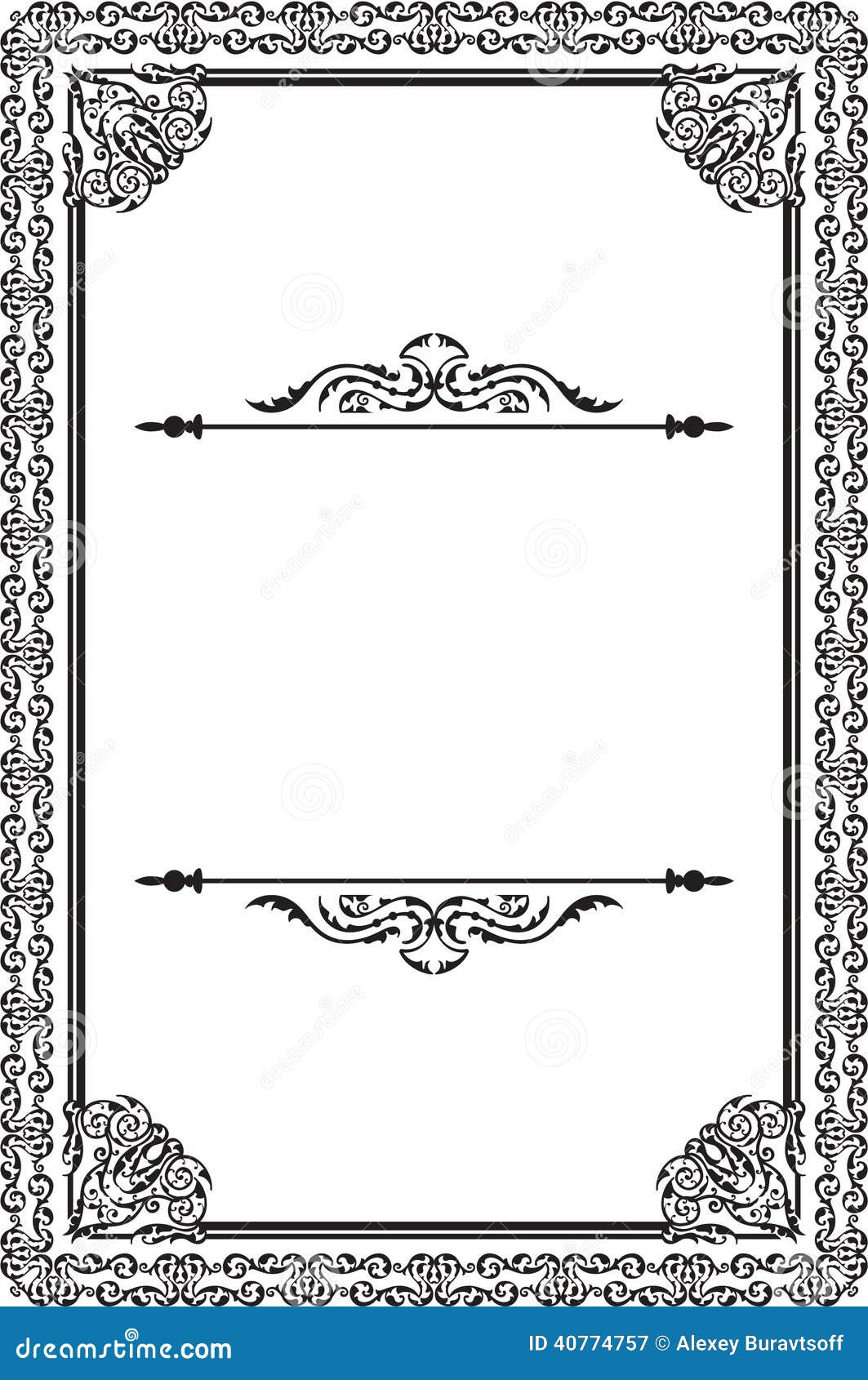 Perfect ancient page stock illustration. Illustration of pattern - 40774757
