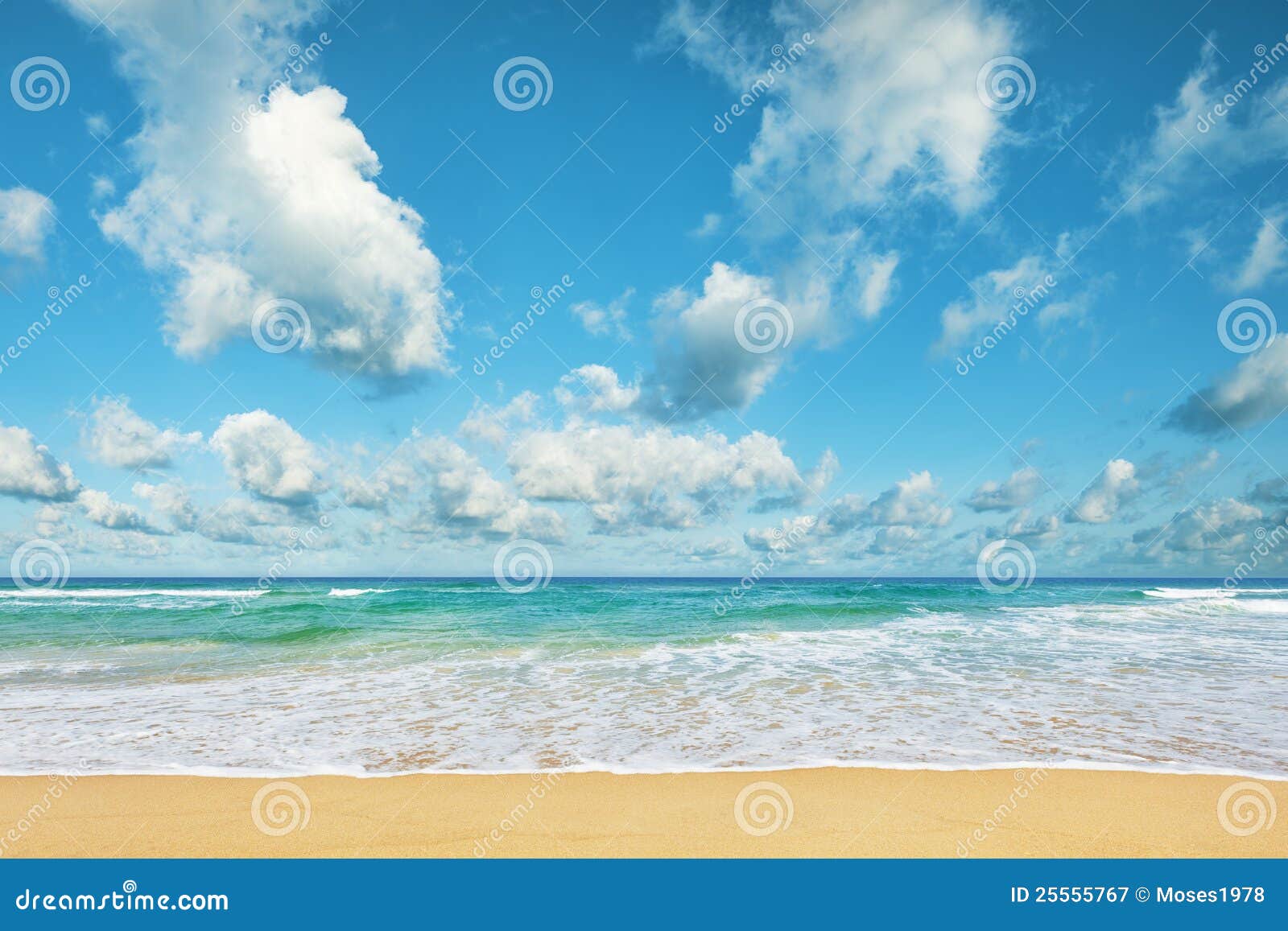 Perfect beach stock image. Image of caribean, shore, summer - 25555767