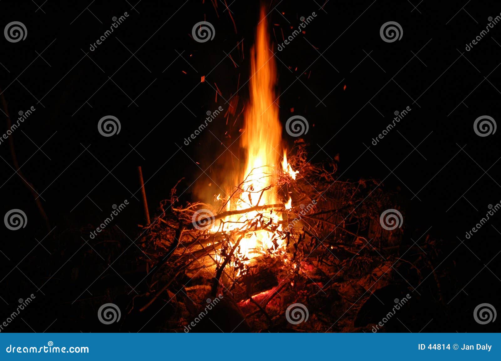 Perfect Campfire stock photo. Image of summertime, unique - 44814