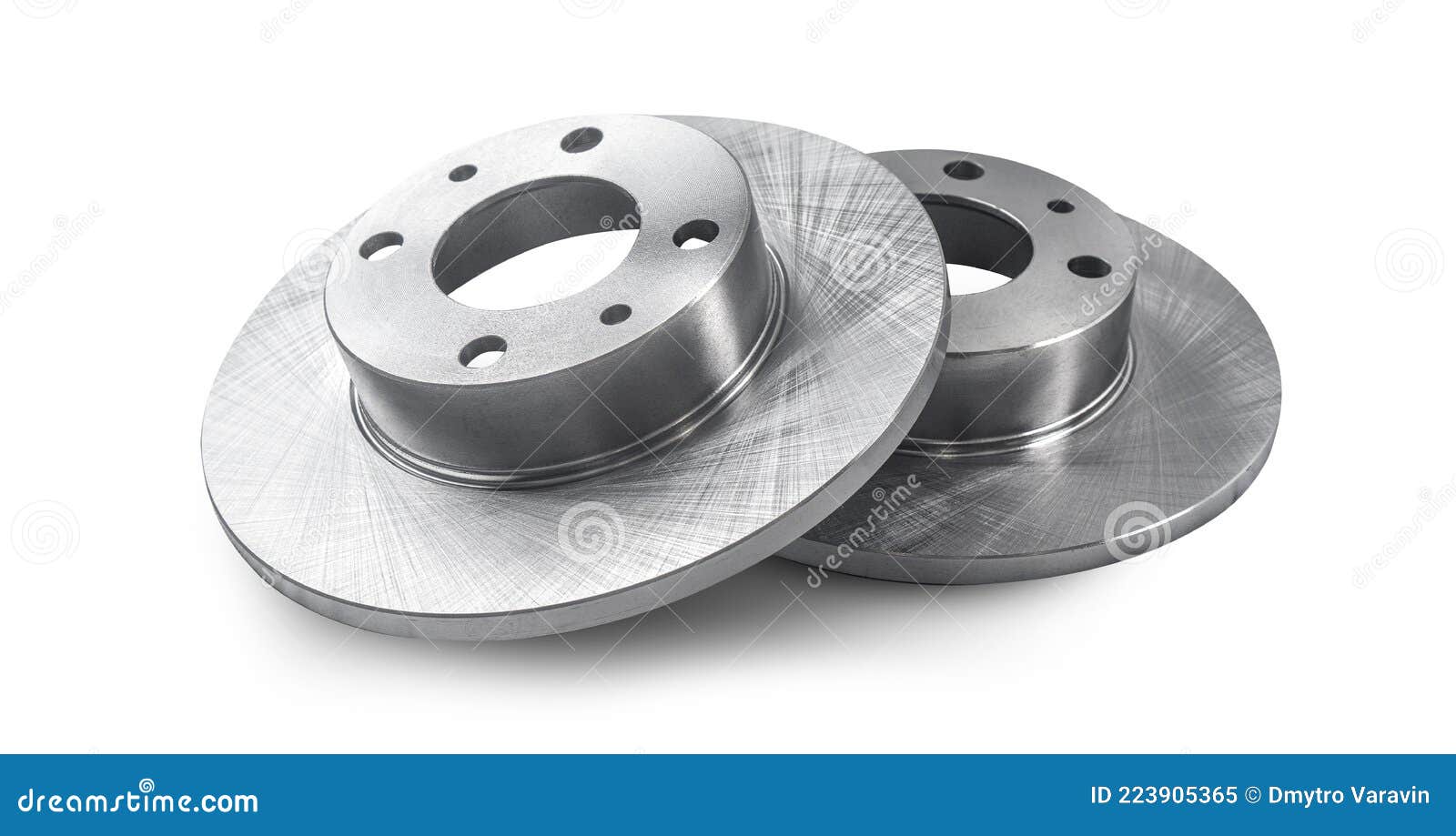 Perfect Car Disc Brakes Isolated on White Stock Image - Image of detail ...