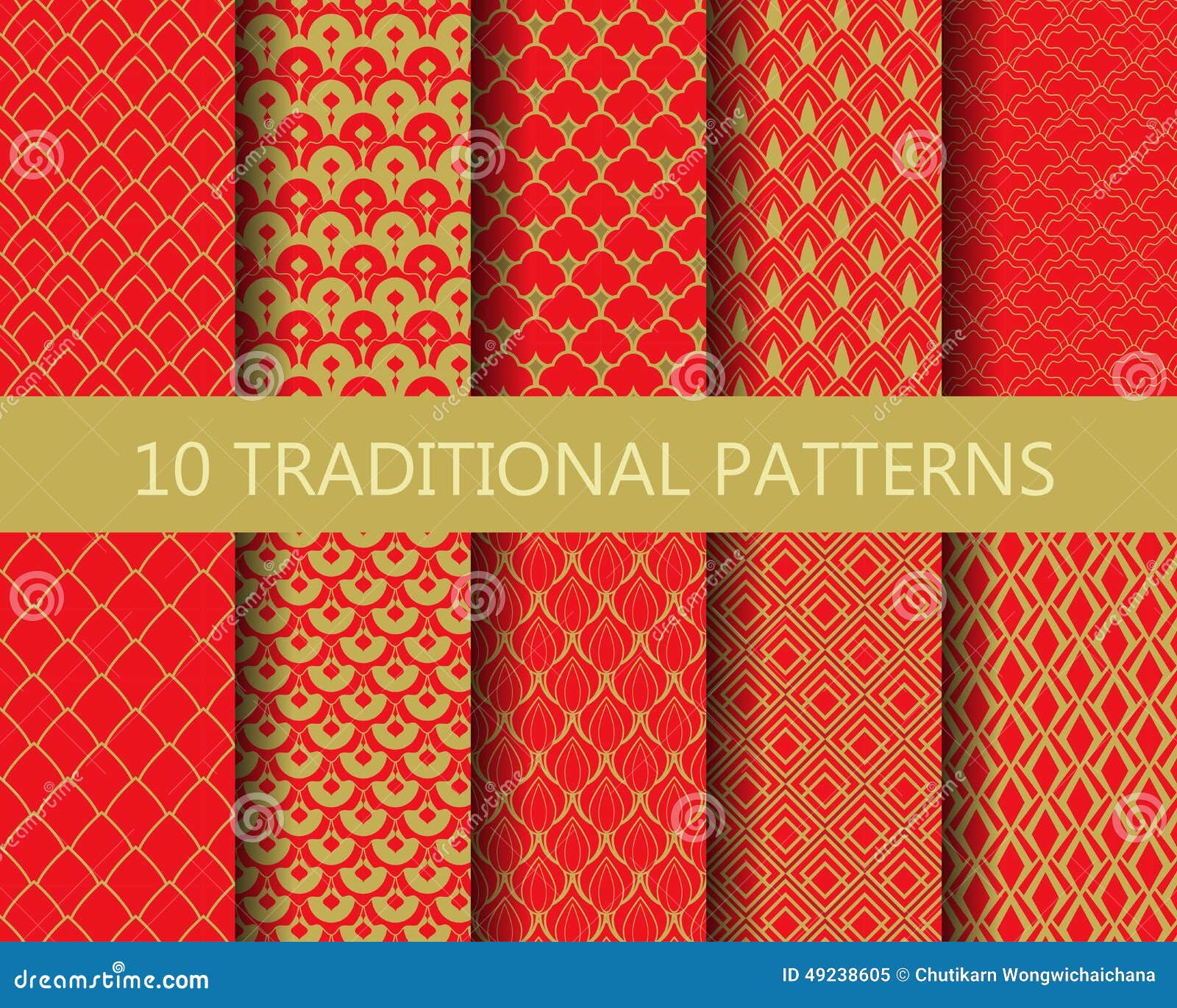 Perfect chinese pattern stock vector. Illustration of oriental - 49238605