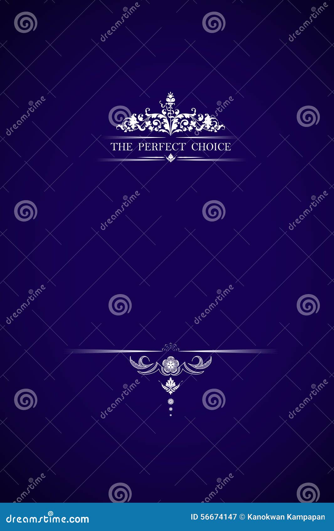 The Perfect Choice Red Ribbon Or Banner Design Cartoon Vector ...