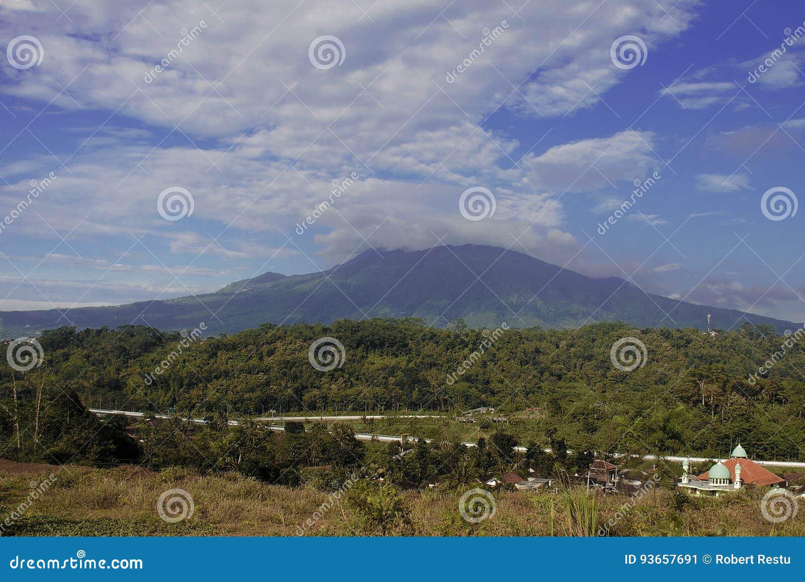 Ungaran Mountain Stock Image | CartoonDealer.com #217247401