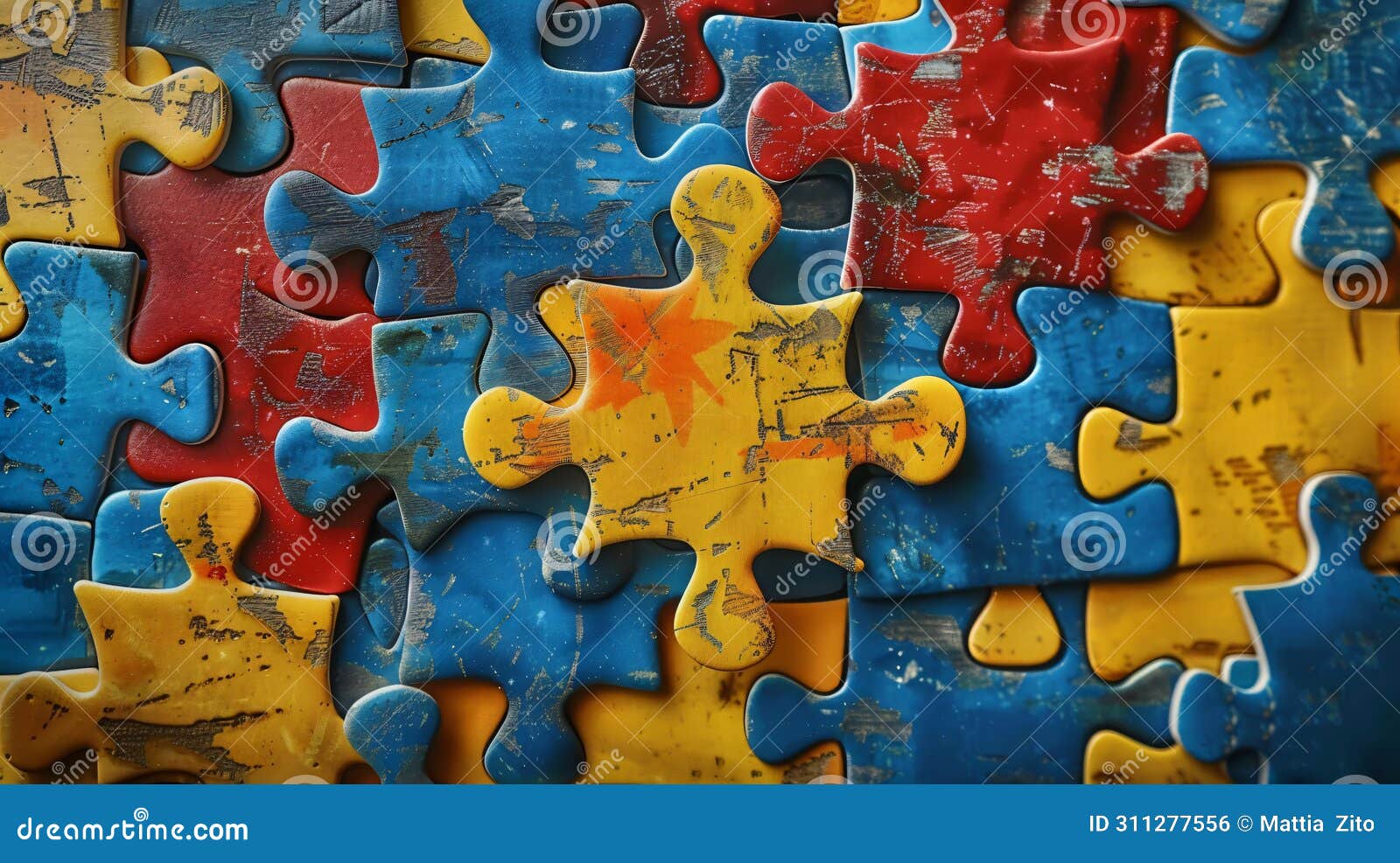 The Perfect Combination of Puzzle Pieces Stock Photo - Image of ...