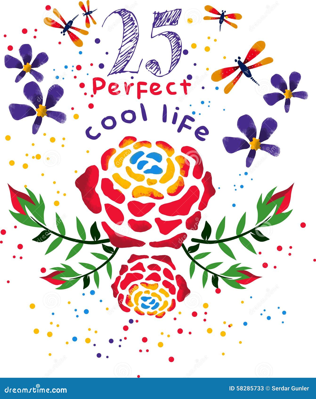 Perfect Cool Life Vector Design for T-shirts Stock Vector ...