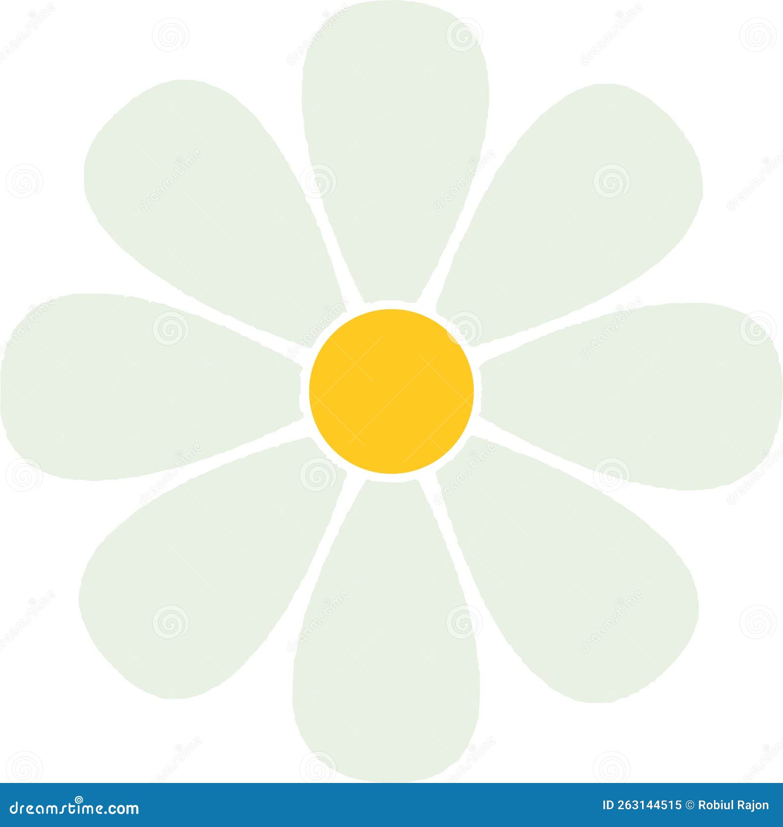 Daisy Flower Vector stock vector. Illustration of pattern - 263144515