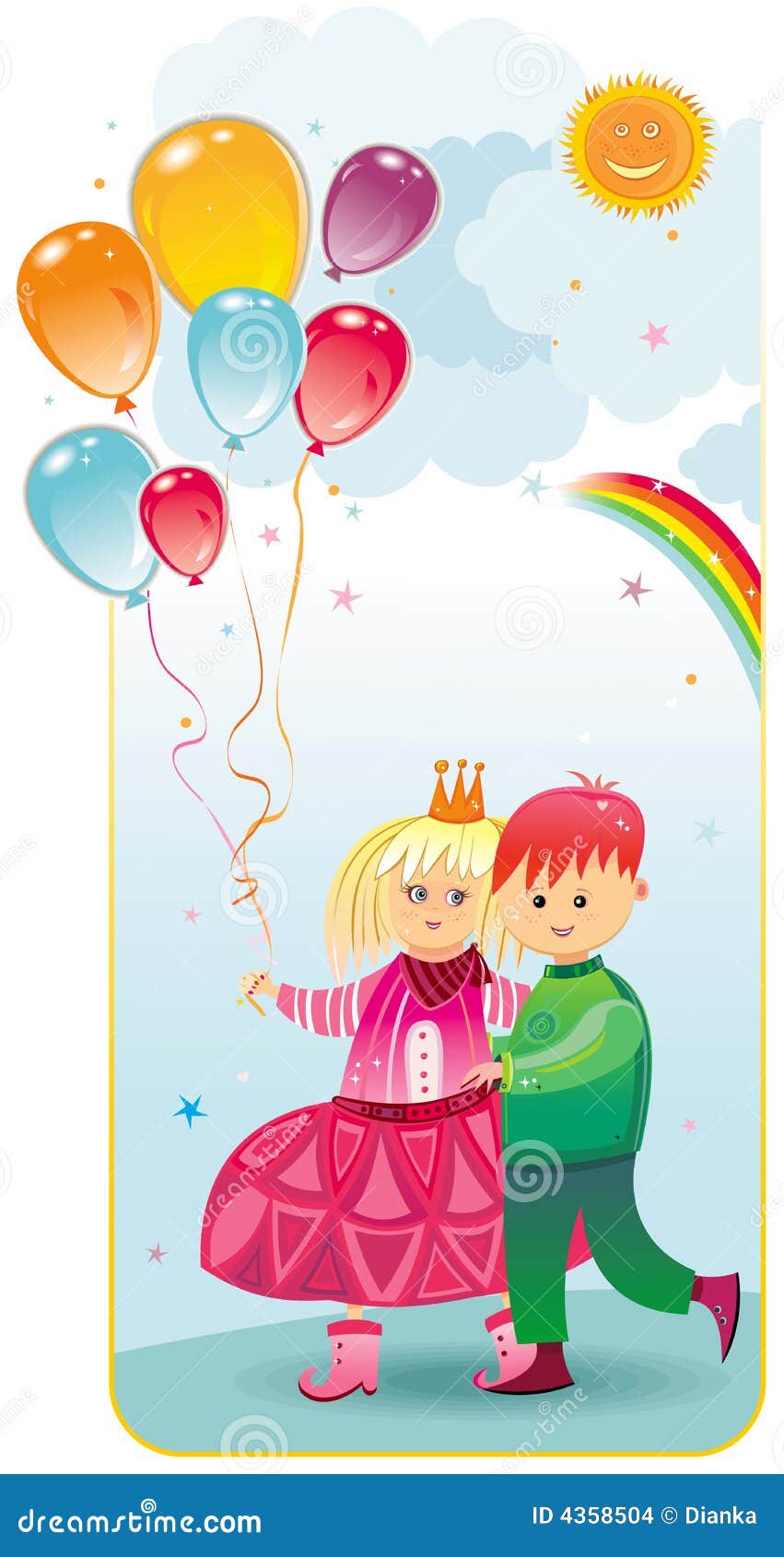 Perfect day. stock vector. Illustration of beauty, beautiful - 4358504