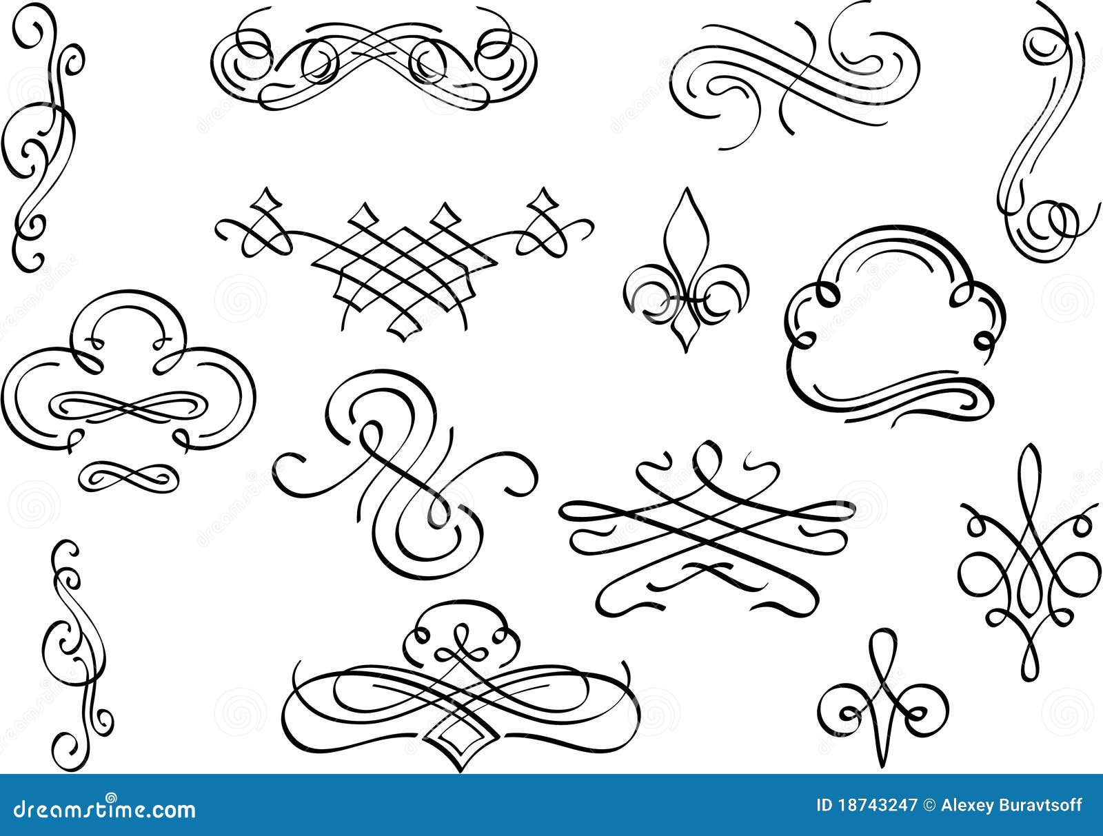 Perfect design elements stock vector. Illustration of generated - 18743247