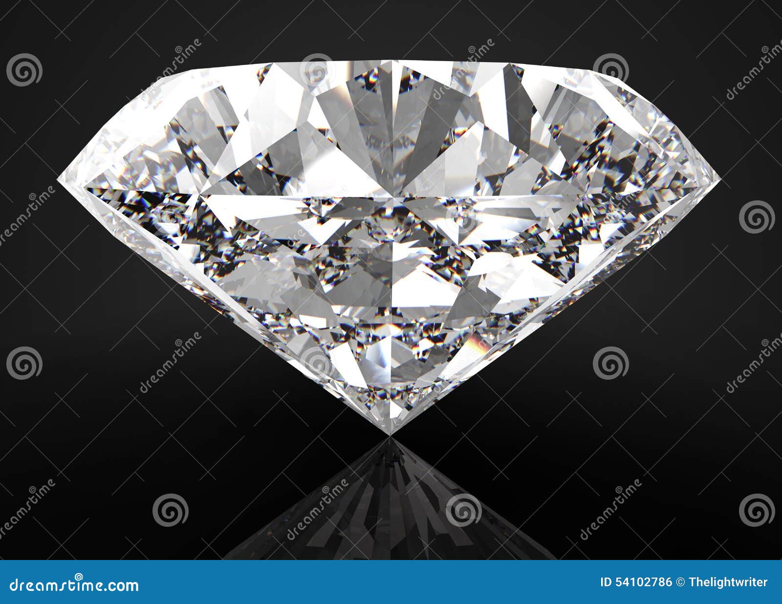 Perfect Diamond Isolated on Black Stock Photo - Image of three, diamond ...