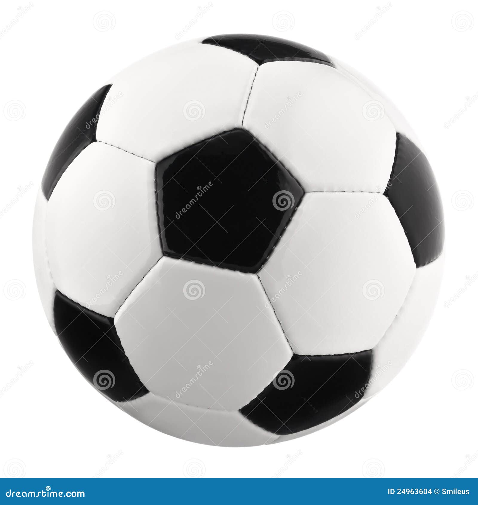 Perfect football isolated stock photo. Image of hobby - 24963604
