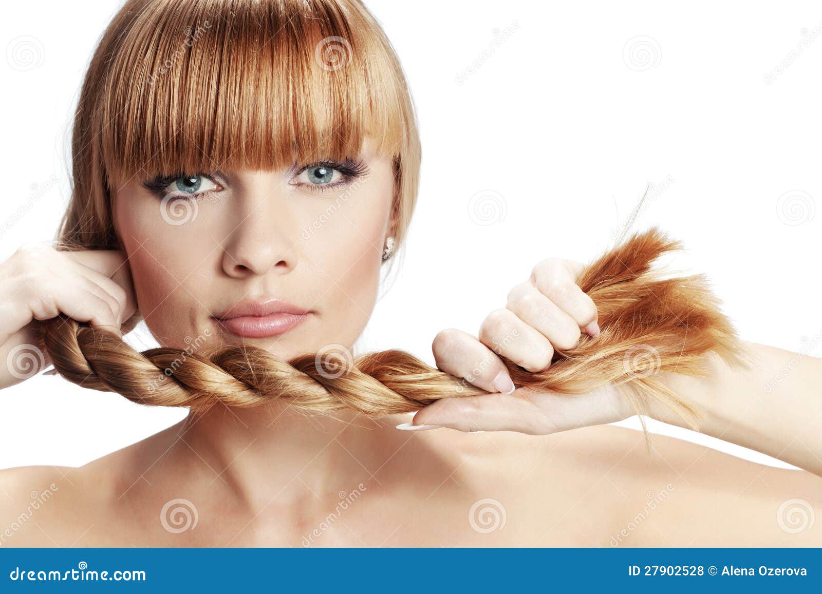 Perfect hair stock photo. Image of bang, luxuriant, human - 27902528