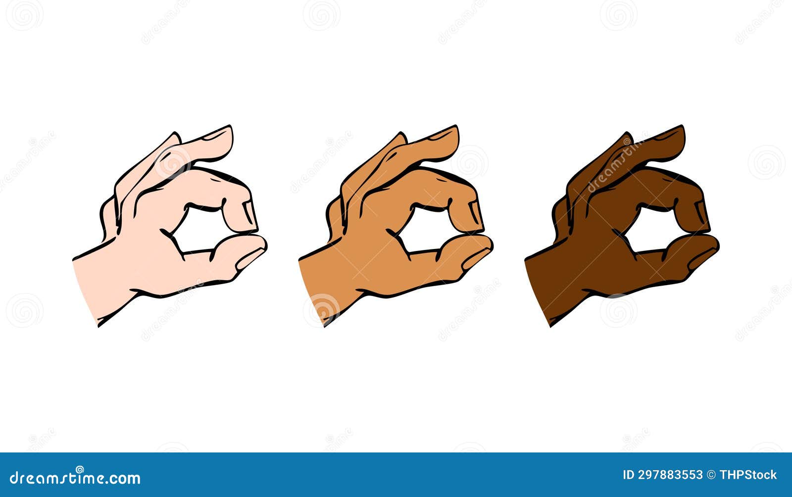 Perfect Hand Gesture Symbol Vector Stock Illustration - Illustration of ...