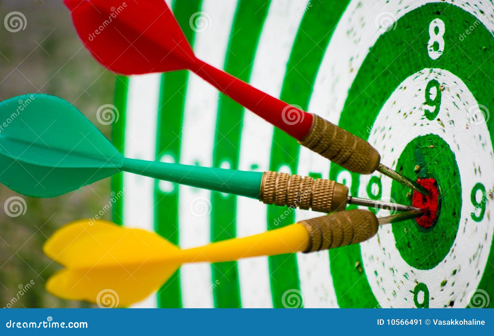 Perfect hit on target stock image. Image of achievement - 10566491
