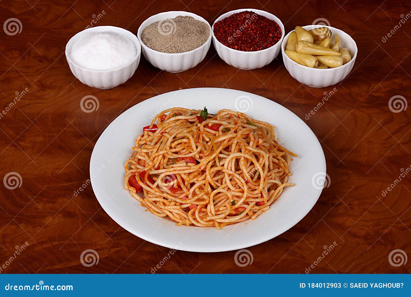 Perfect Italian Food Pasta on Plate Stock Image - Image of eats, dinner ...