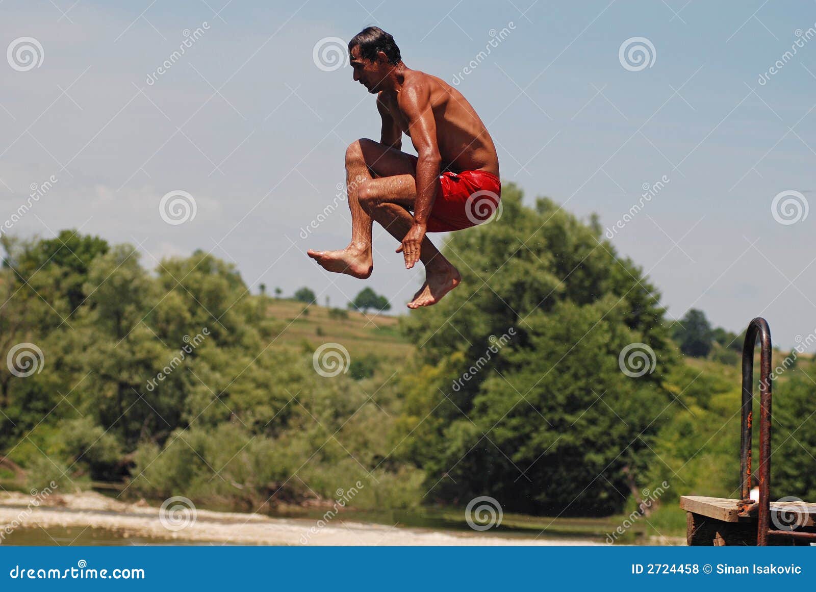 Perfect jump stock photo. Image of mood, glad, pretty - 2724458