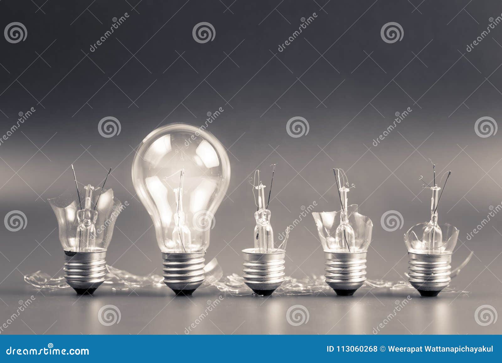 Problem and Solution Bulb stock photo. Image of light - 113060268