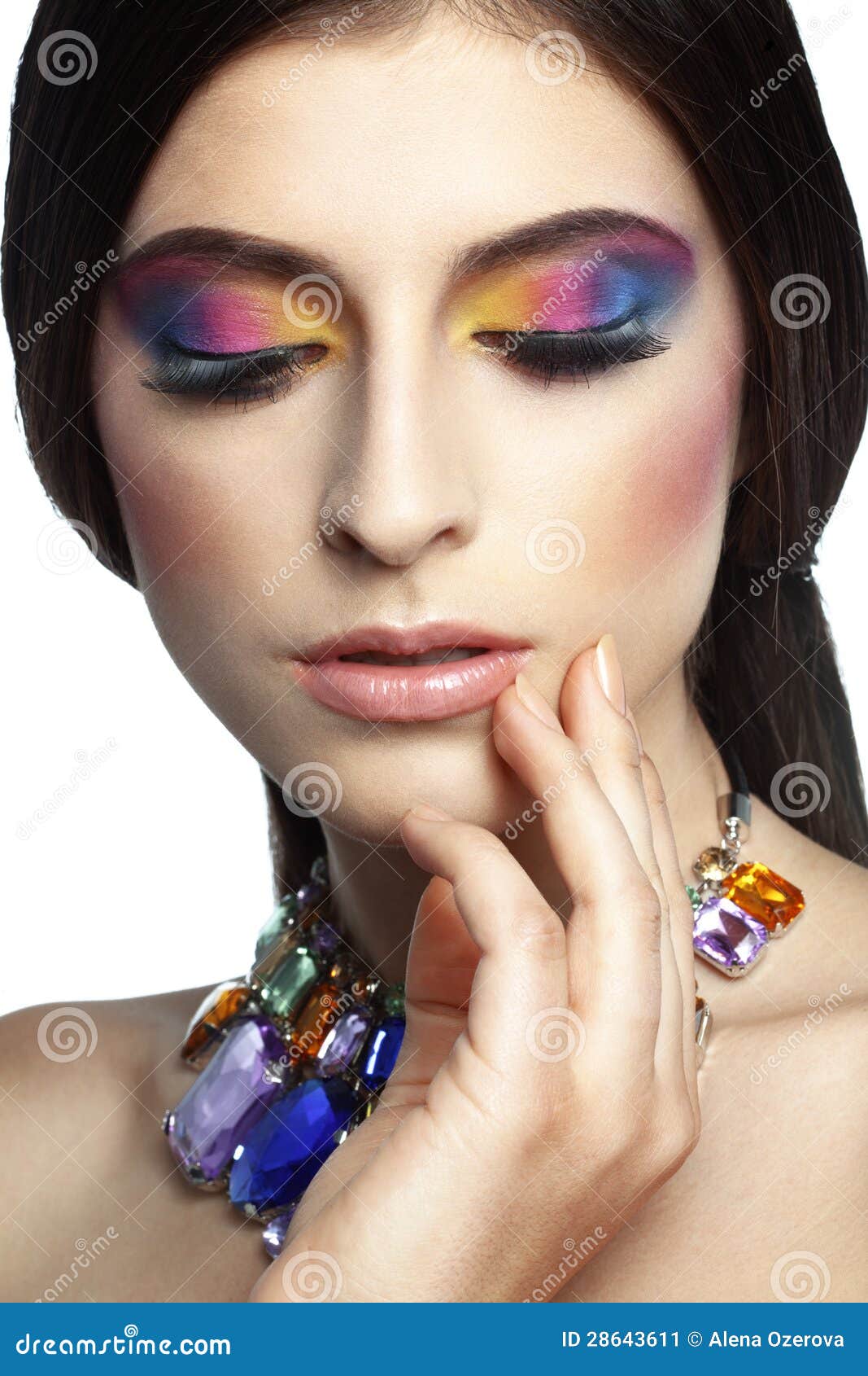 Perfect makeup stock image. Image of glance, looking - 28643611