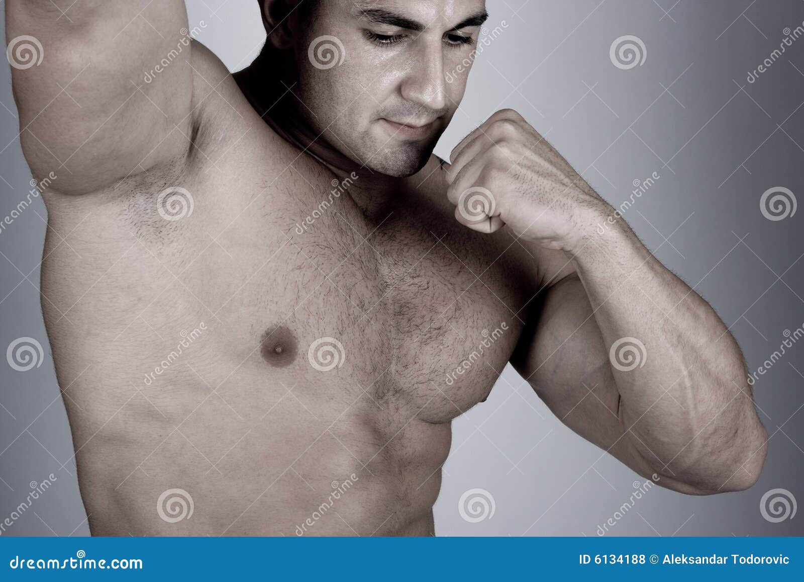 The Perfect male body stock photo. Image of muscular, lifting - 6134188