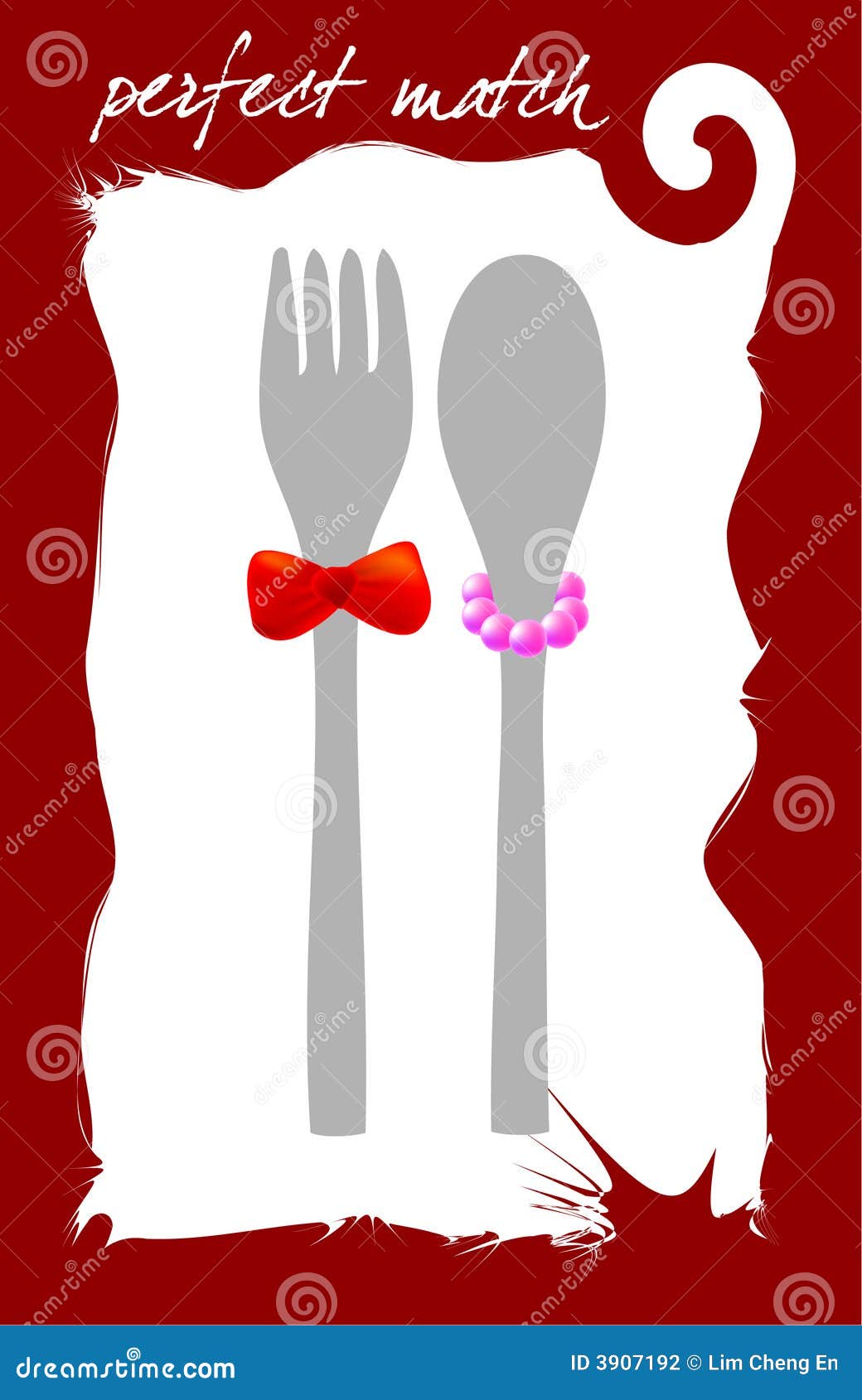Perfect match stock vector. Illustration of perfect, occasion - 3907192