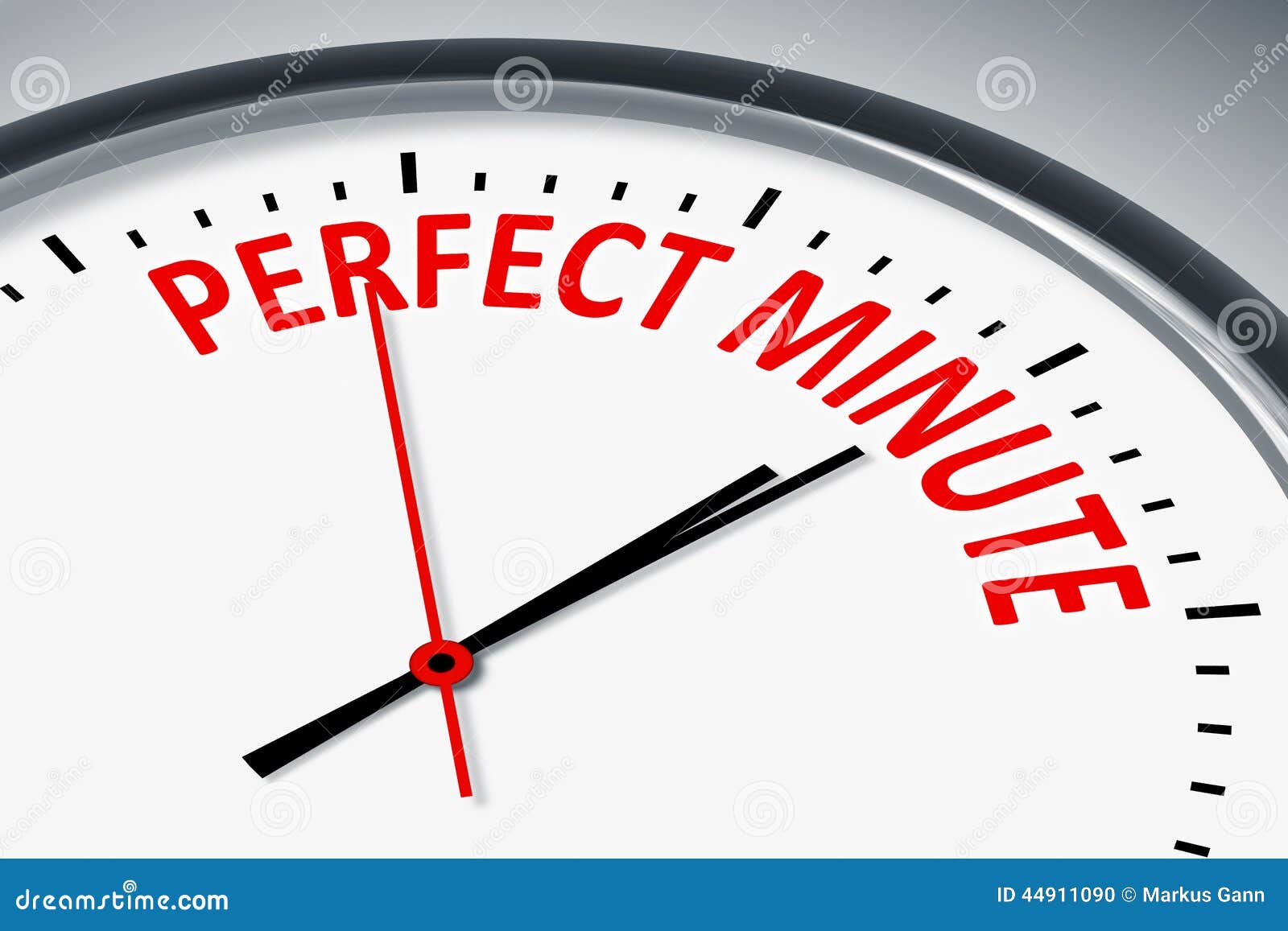 Perfect minute stock illustration. Illustration of start - 44911090