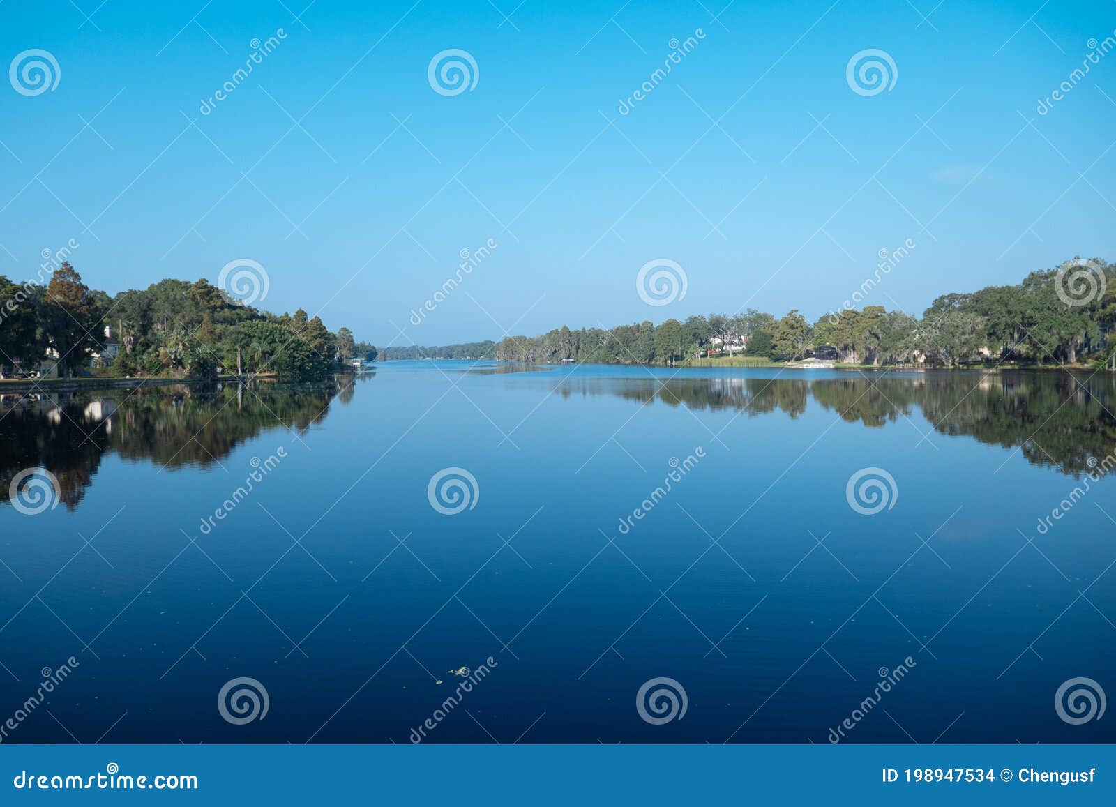 Perfect Mirror Reflection Formed by a River Stock Photo - Image of ...