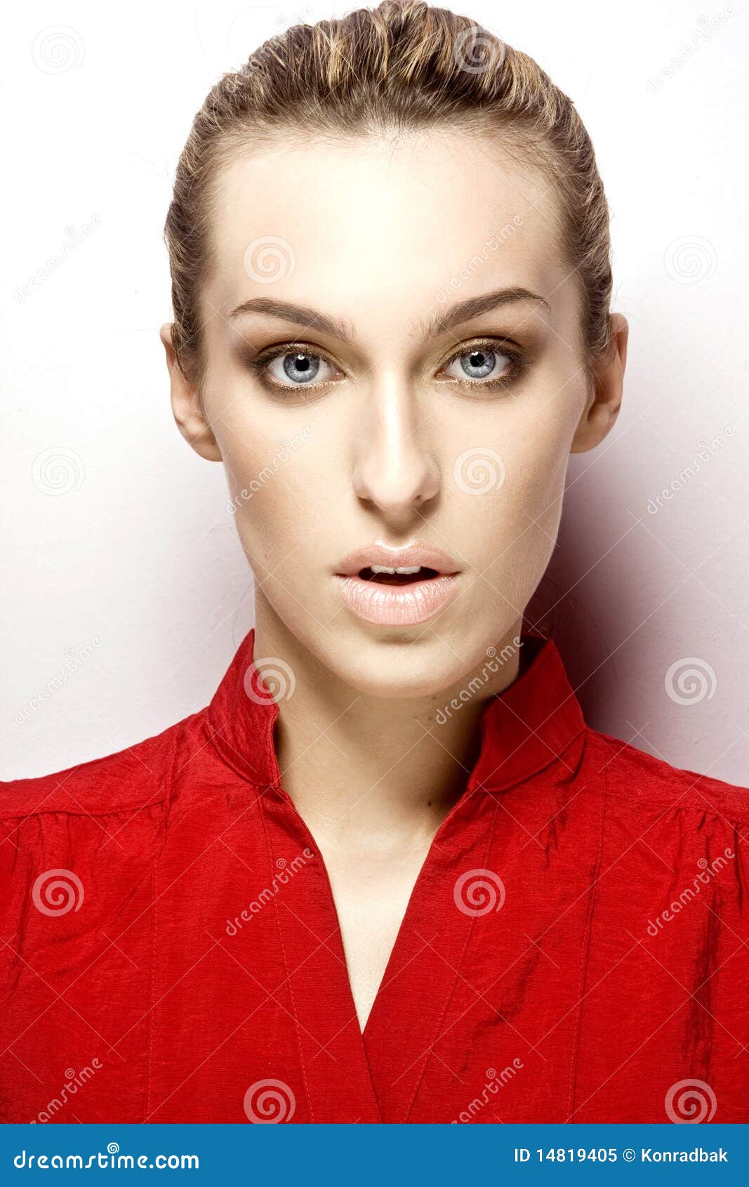 Perfect portrait stock image. Image of female, glamor - 14819405