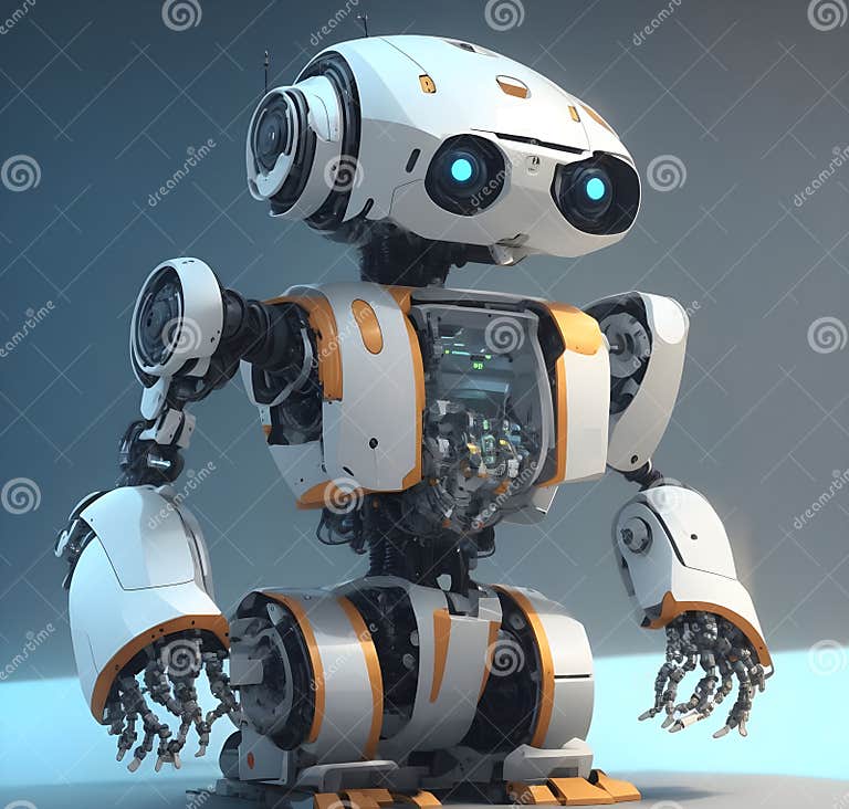 Perfect Robot Machine Learning Stock Image - Image of wheel, technology ...