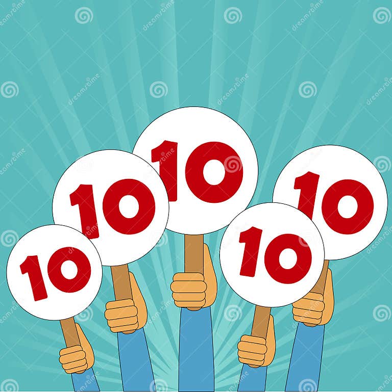 Perfect score v2 stock vector. Illustration of impressive - 60403241