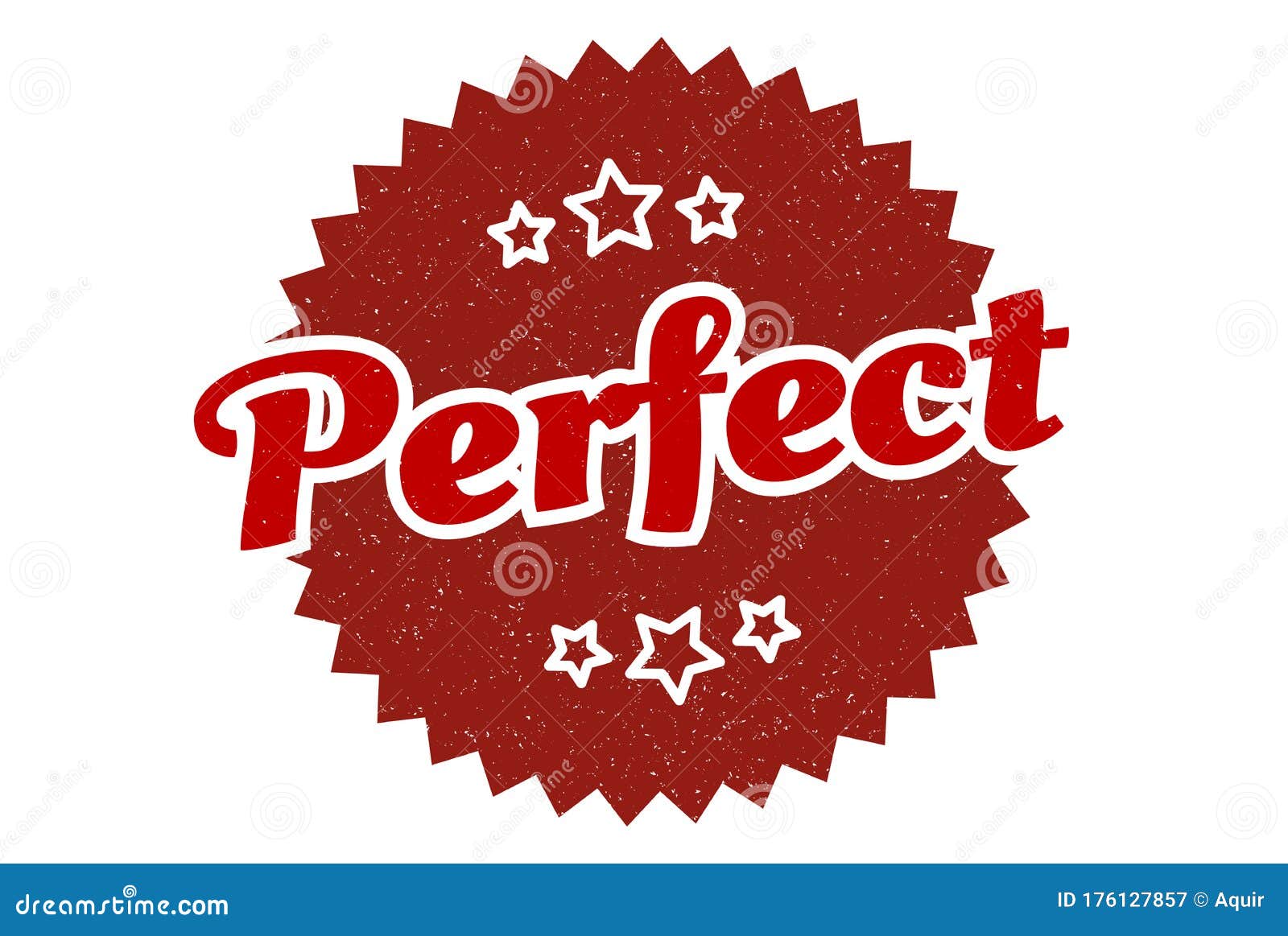 Perfect Sign. Perfect Vintage Retro Label Stock Vector - Illustration ...