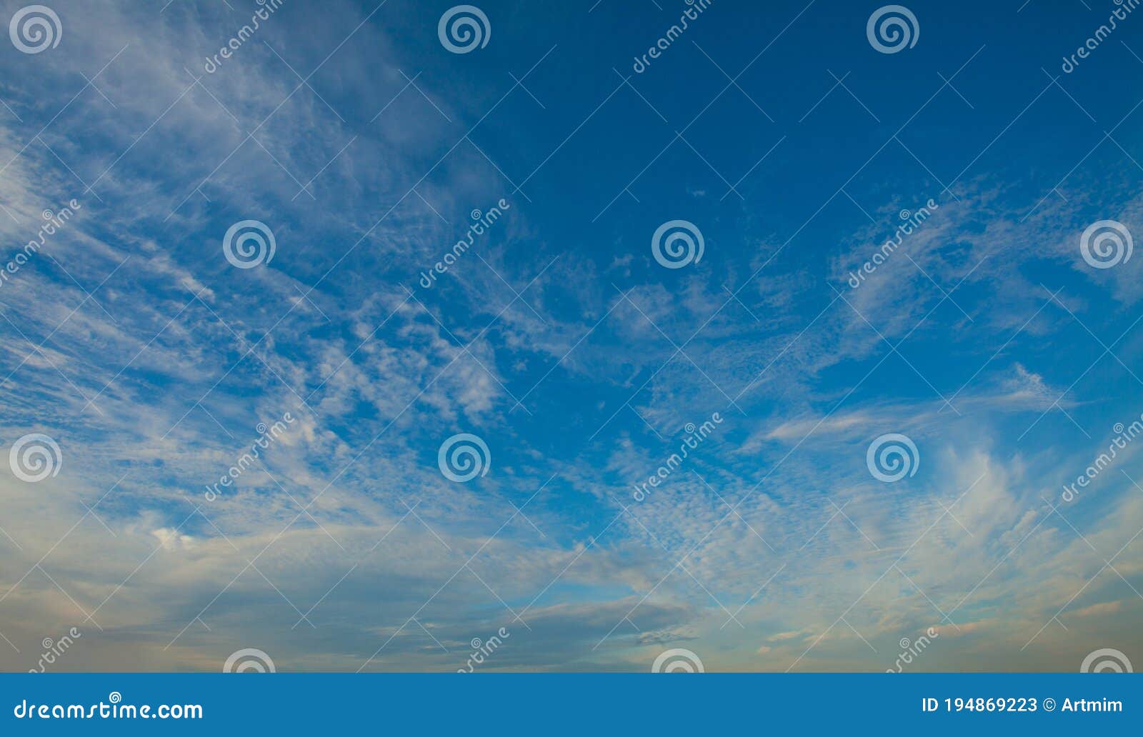 Perfect Sky with Clouds, Beautiful Skyline Background Stock Image ...