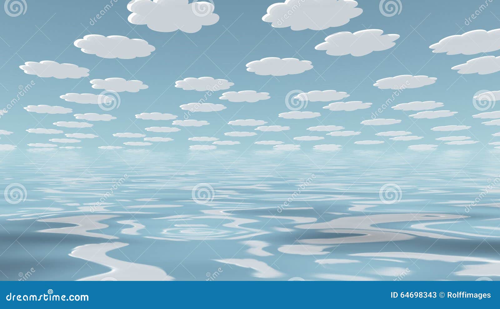 Perfect Sky and reflection stock illustration. Illustration of design ...
