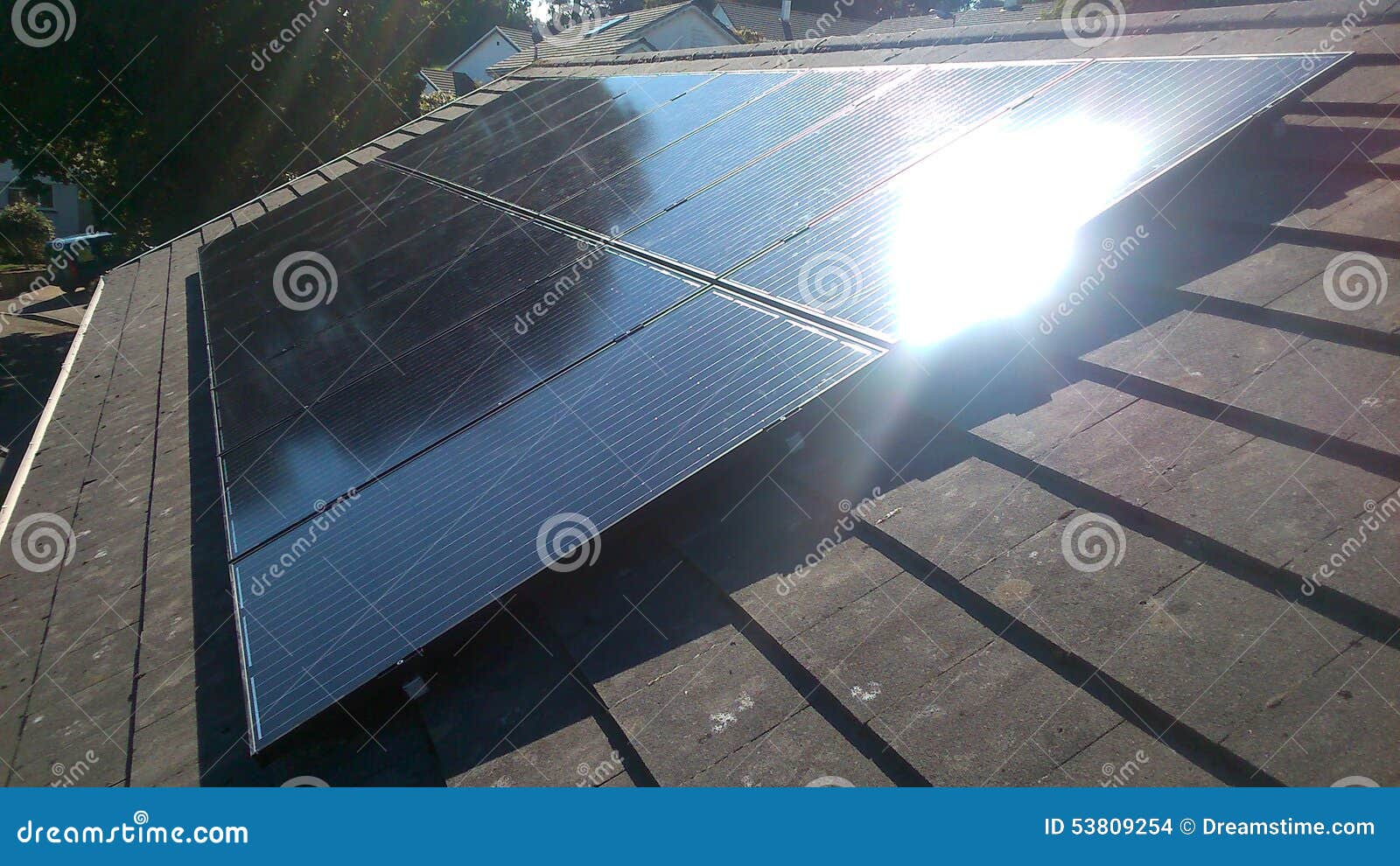 Perfect solar system stock photo. Image of system, installation - 53809254