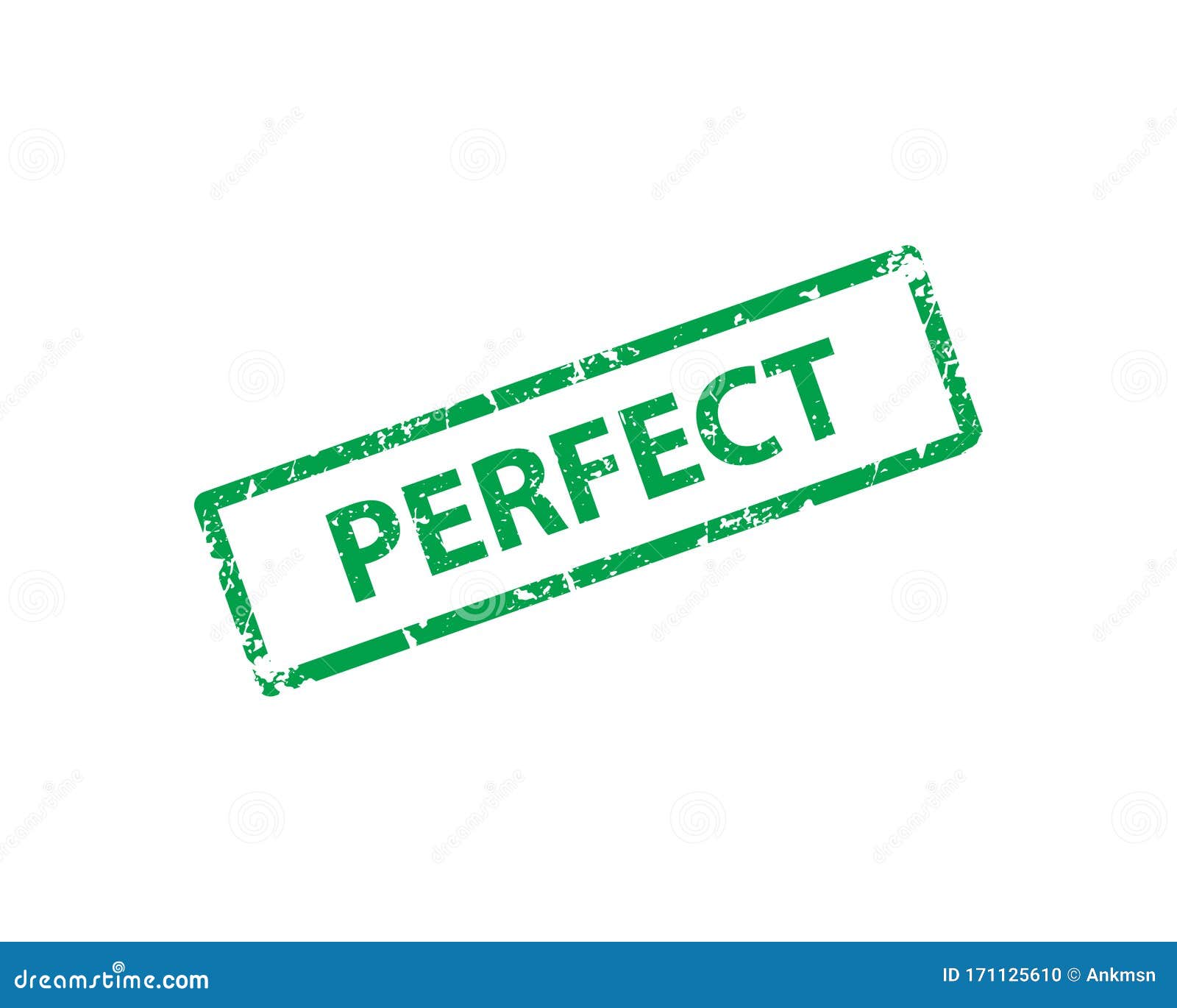 Perfect Stamp Vector Texture. Rubber Cliche Imprint Stock Vector ...