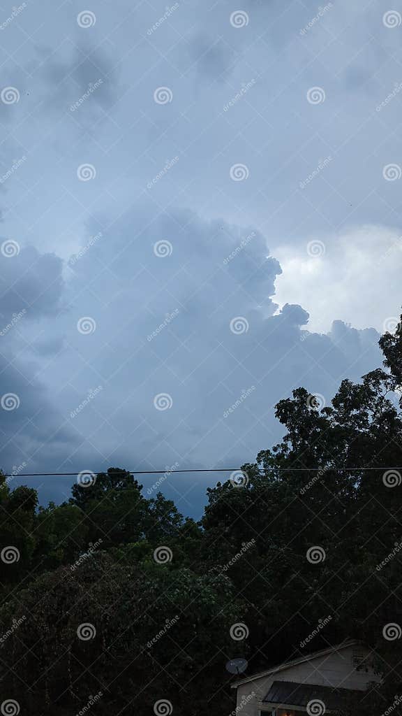 Perfect Storm Clouds on a Sunny Day Stock Image - Image of storm ...