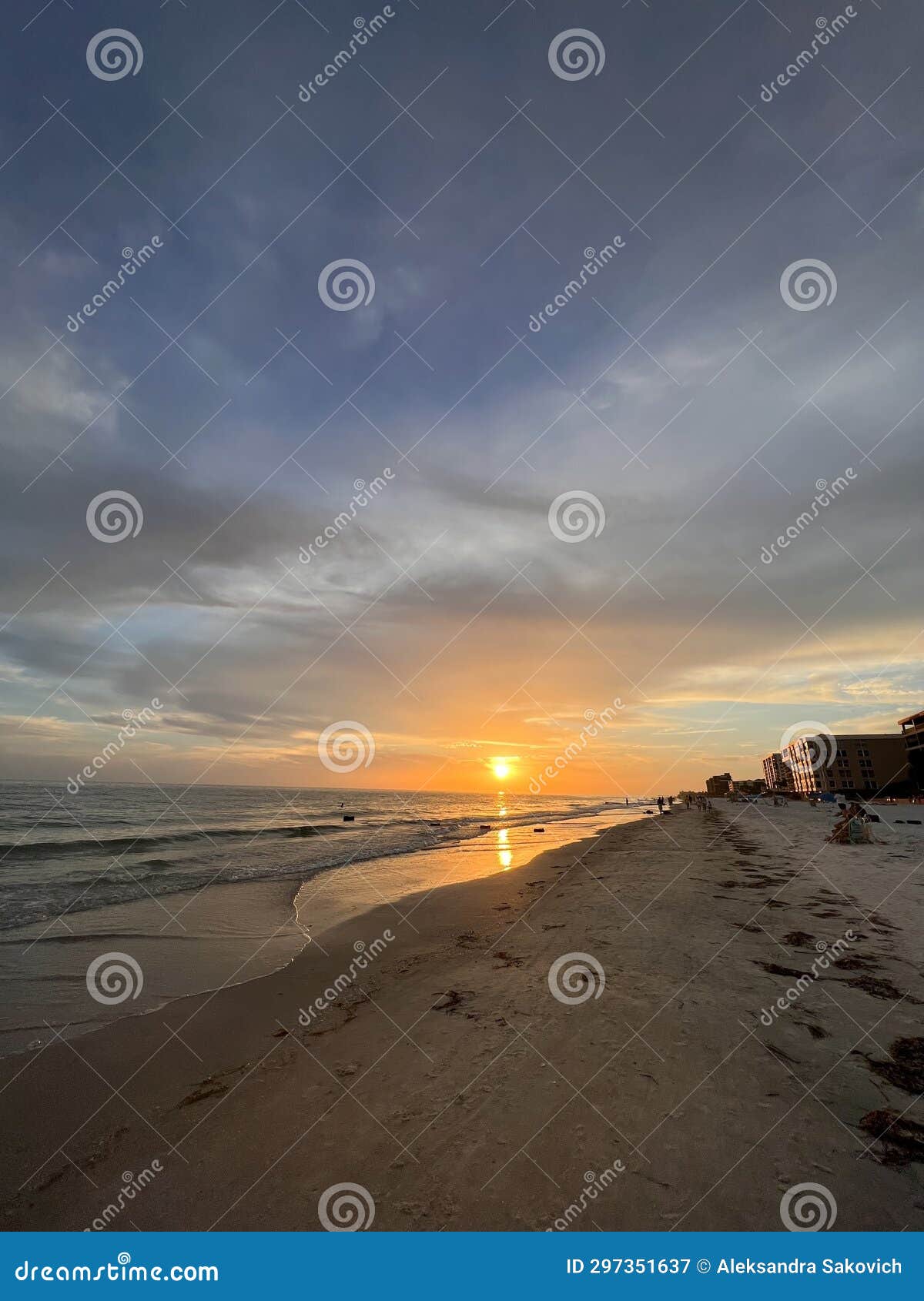 Perfect Sunset in Naples. Florida Stock Image - Image of florida ...