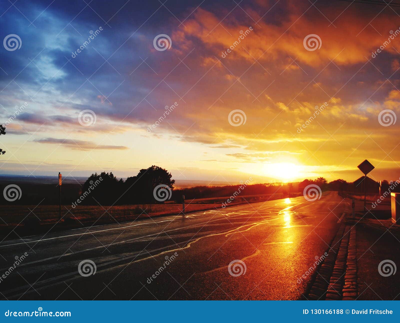 Perfect sunset stock photo. Image of perfect, sunset - 130166188