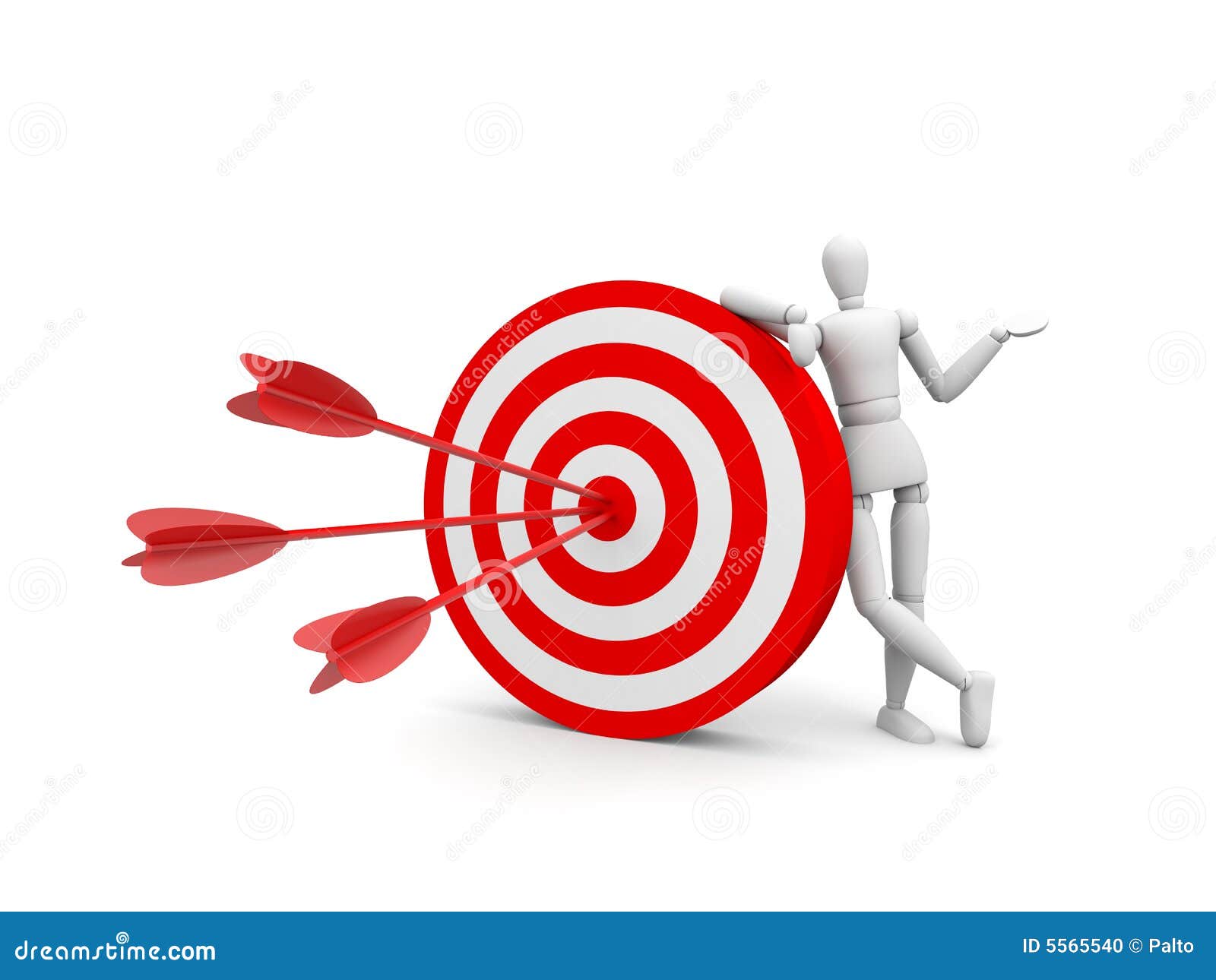 Perfect target stock illustration. Illustration of manager - 5565540