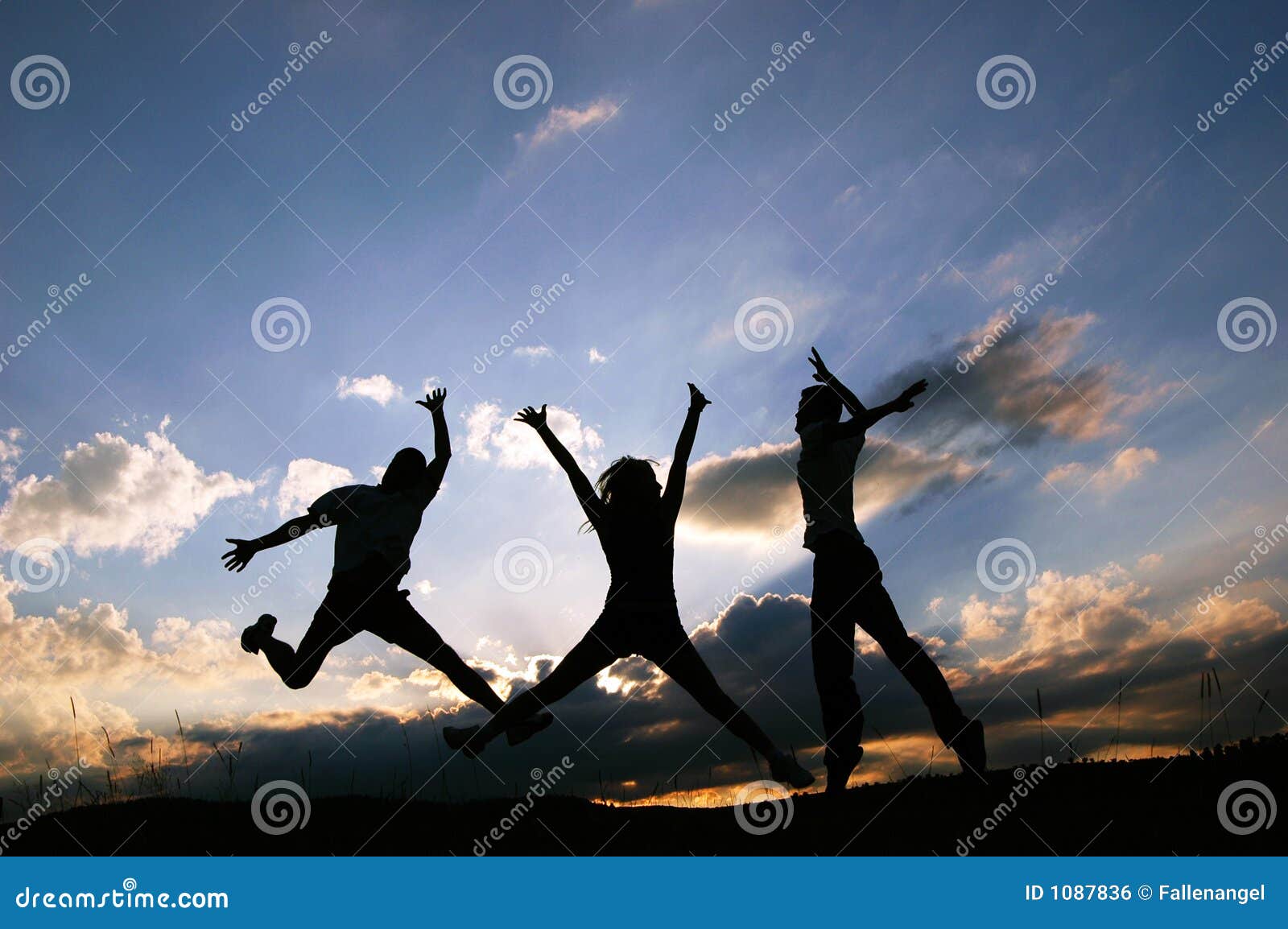 Perfect team stock photo. Image of freedom, black, creative - 1087836
