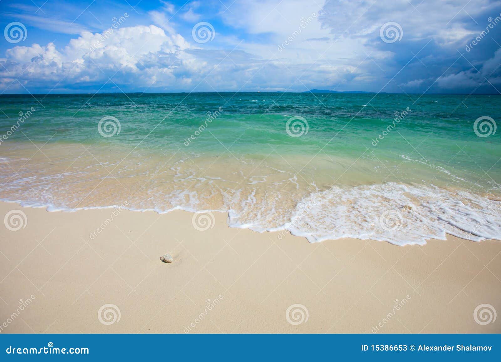 Perfect tropical beach stock image. Image of romantic - 15386653