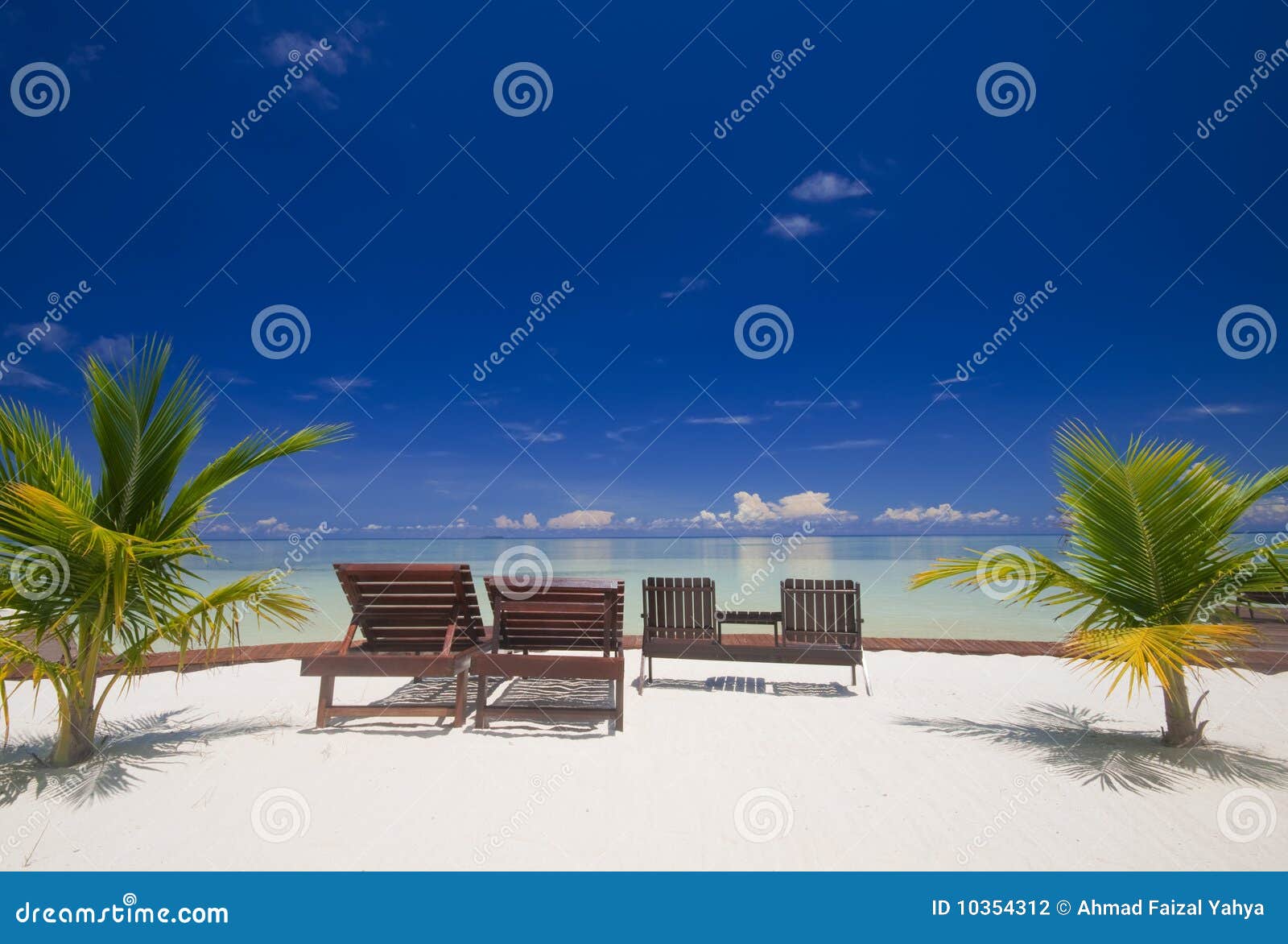 Perfect Tropical Island Relaxation. Stock Photo - Image of sunshine ...