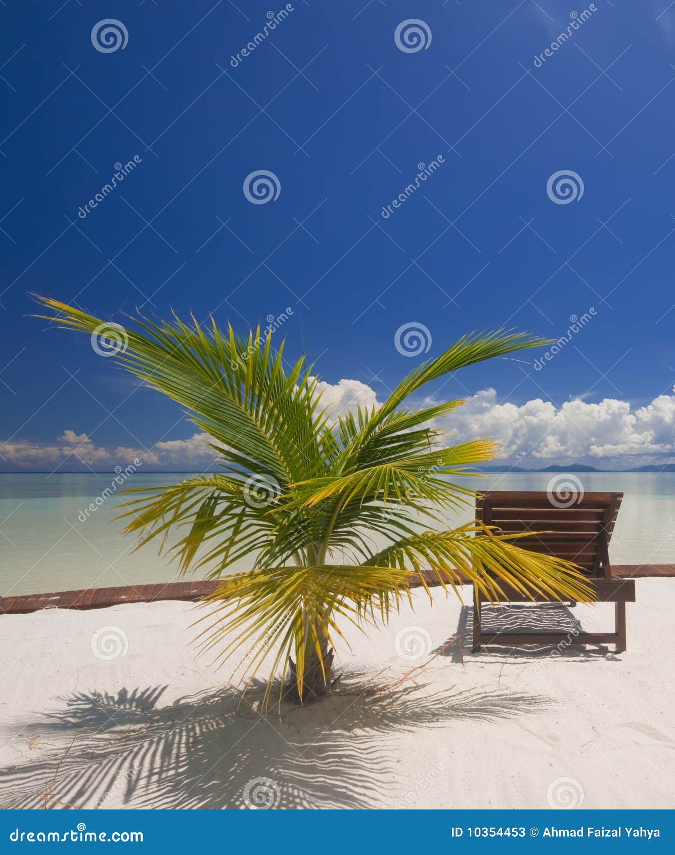 Perfect Tropical Island Relaxation. Stock Image - Image of romantic ...