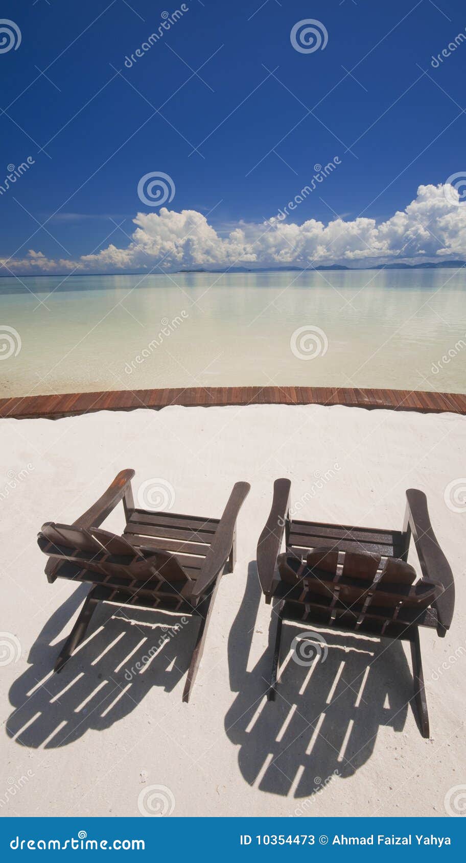 Perfect Tropical Island Relaxation. Stock Image - Image of idyllic ...