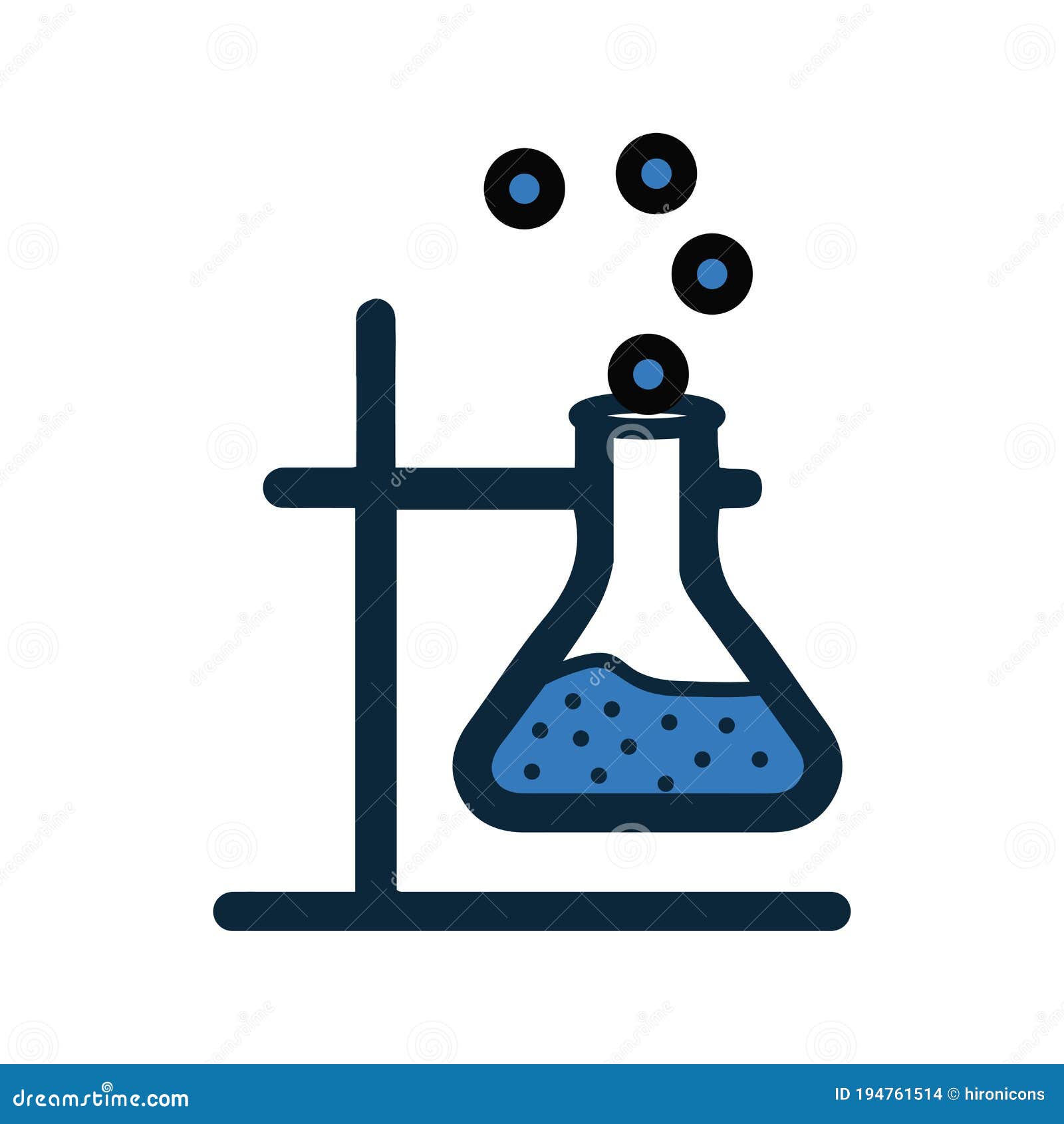 Laboratory, Experiment, Test Icon Stock Vector - Illustration of ...
