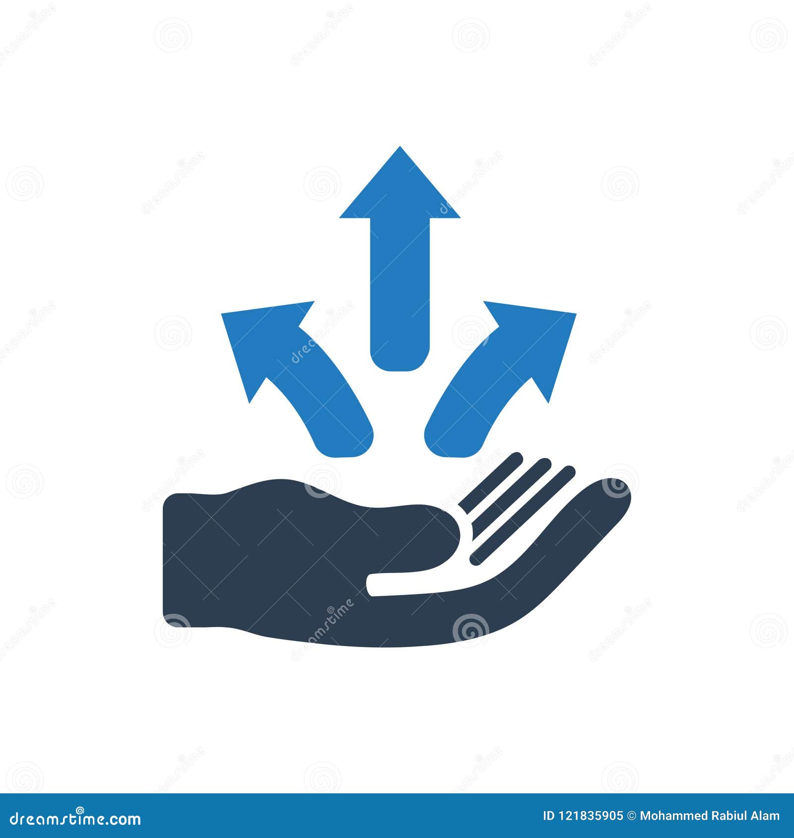 Business Direction Icon stock illustration. Illustration of arrow ...