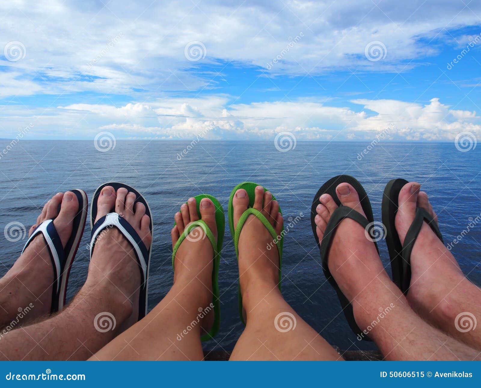 Perfect View of Sea stock image. Image of foot, friend - 50606515