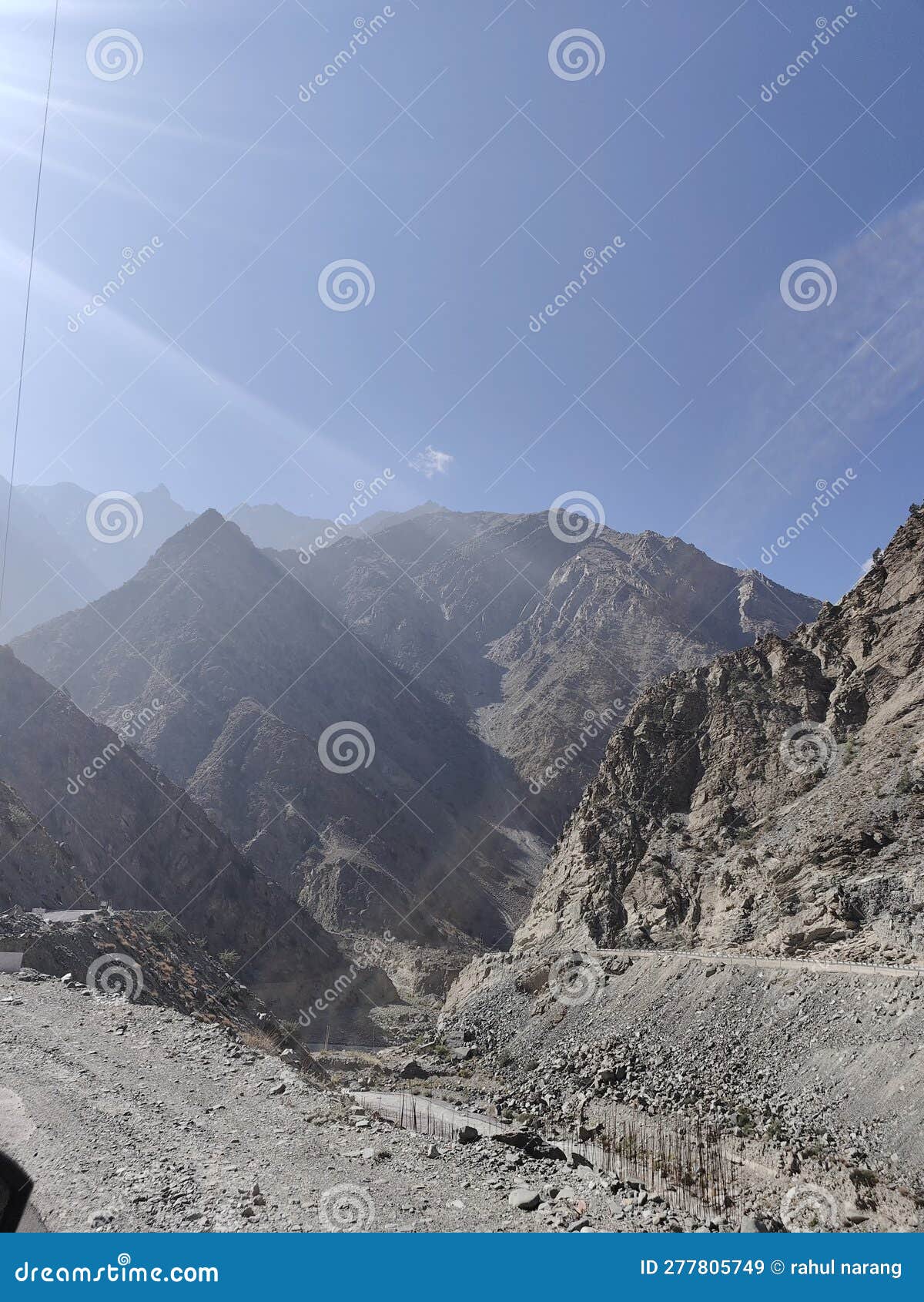View Of Spiti River And Valley Around From Dhankar,Spiti Valley ...