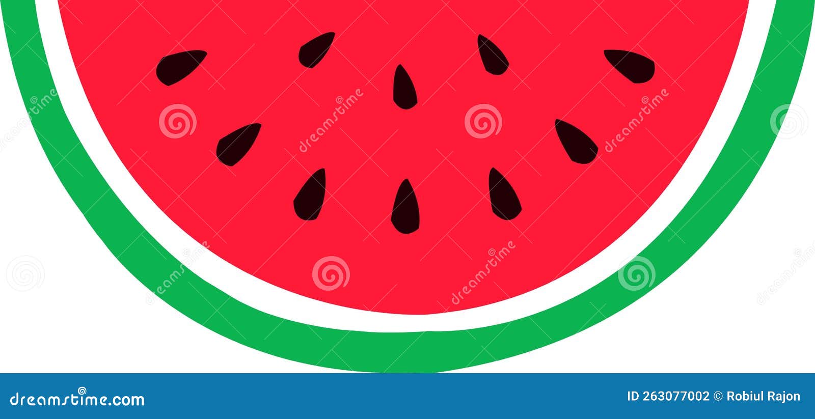 Watermelon Vector stock vector. Illustration of pattern - 263077002